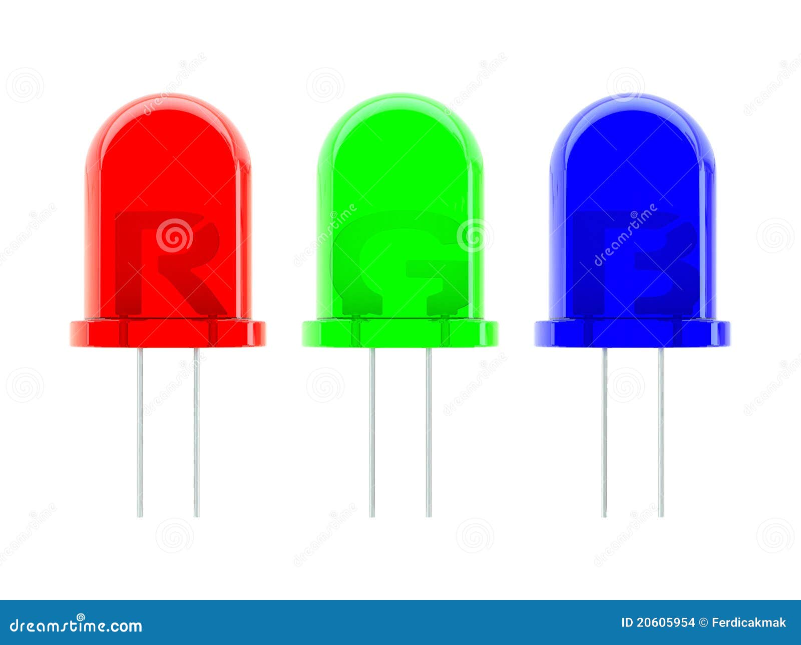 RGB LED stock de ilustración. Ilustración de brillo, conducido - 20605954