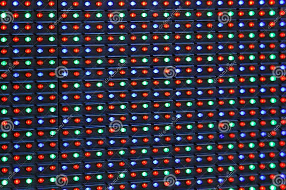 RGB LED display stock photo. Image of electronic, technology - 26087862