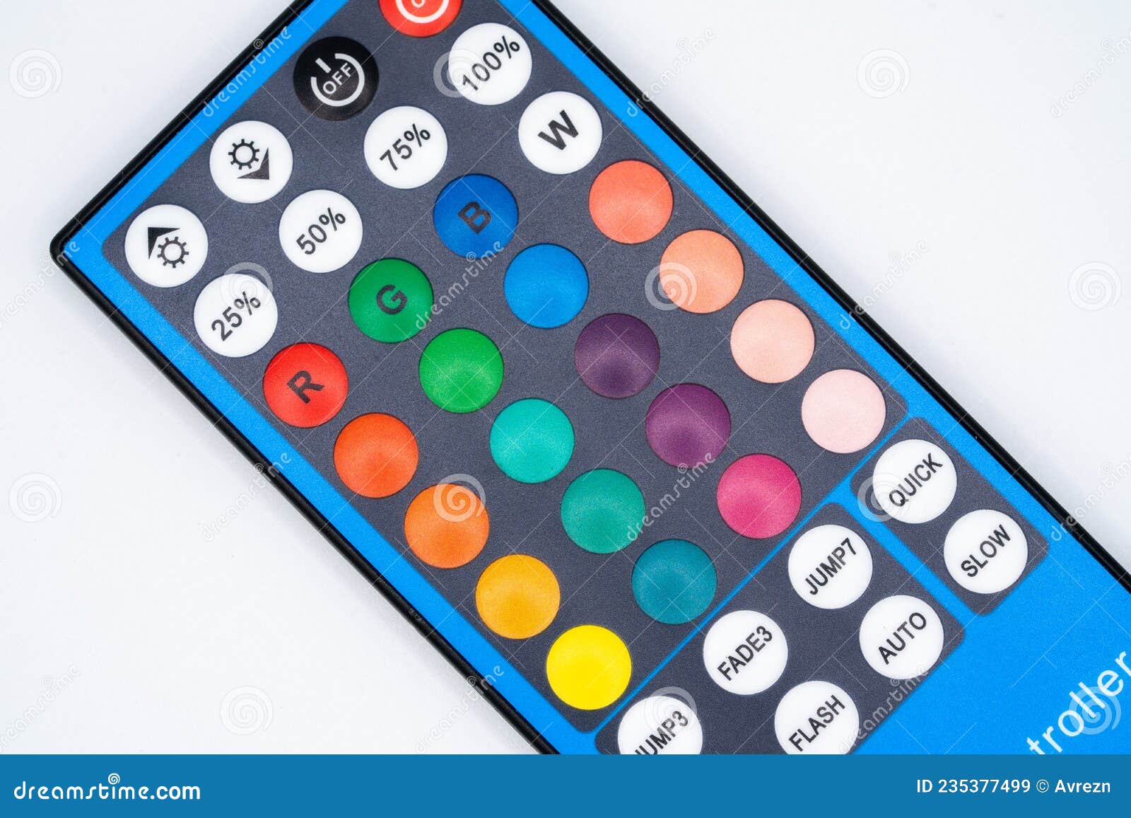 RGB Led Lamp or Strip Light Remote Controller with Separate Colors ...