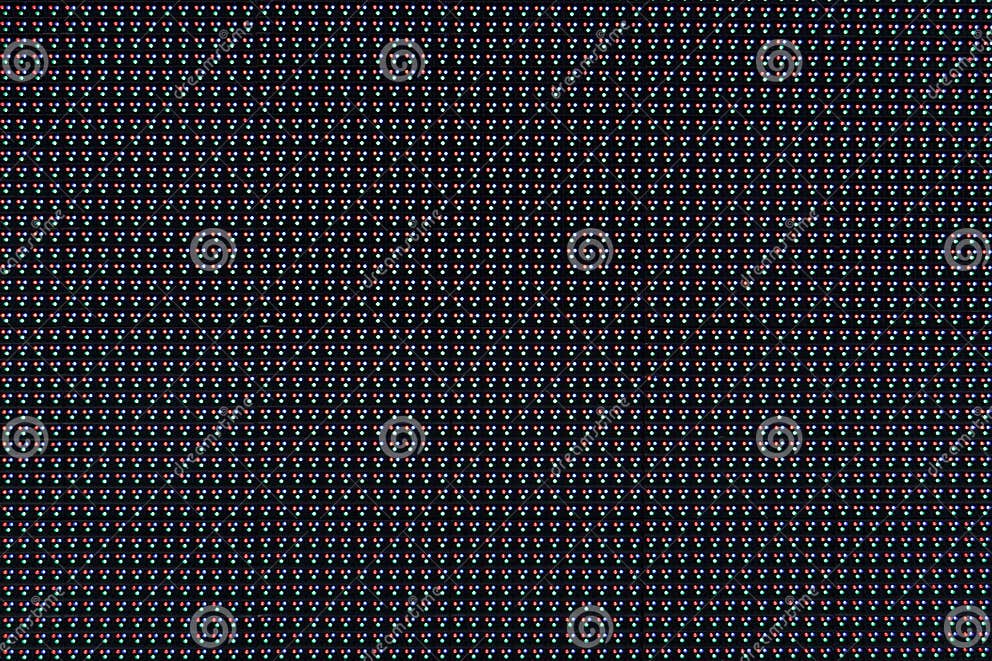 RGB Led Screen Panel Texture Stock Photo - Image of monitor, color ...