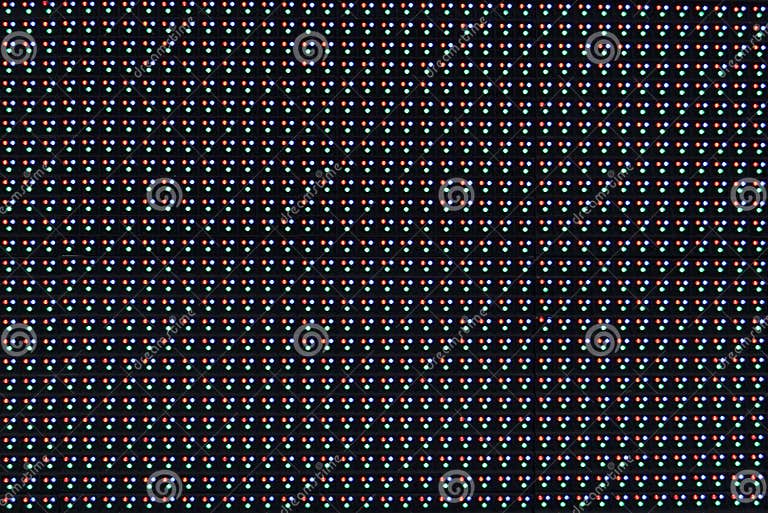RGB LED Screen Panel Texture Stock Photo - Image of concert, board ...