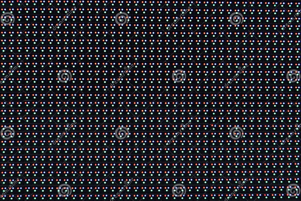 RGB LED Screen Panel Texture Stock Photo - Image of concert, board ...