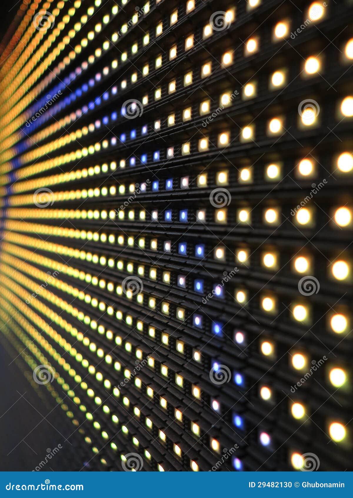 RGB LED Screen Panel Texture Stock Photo - Image of color, decoration ...
