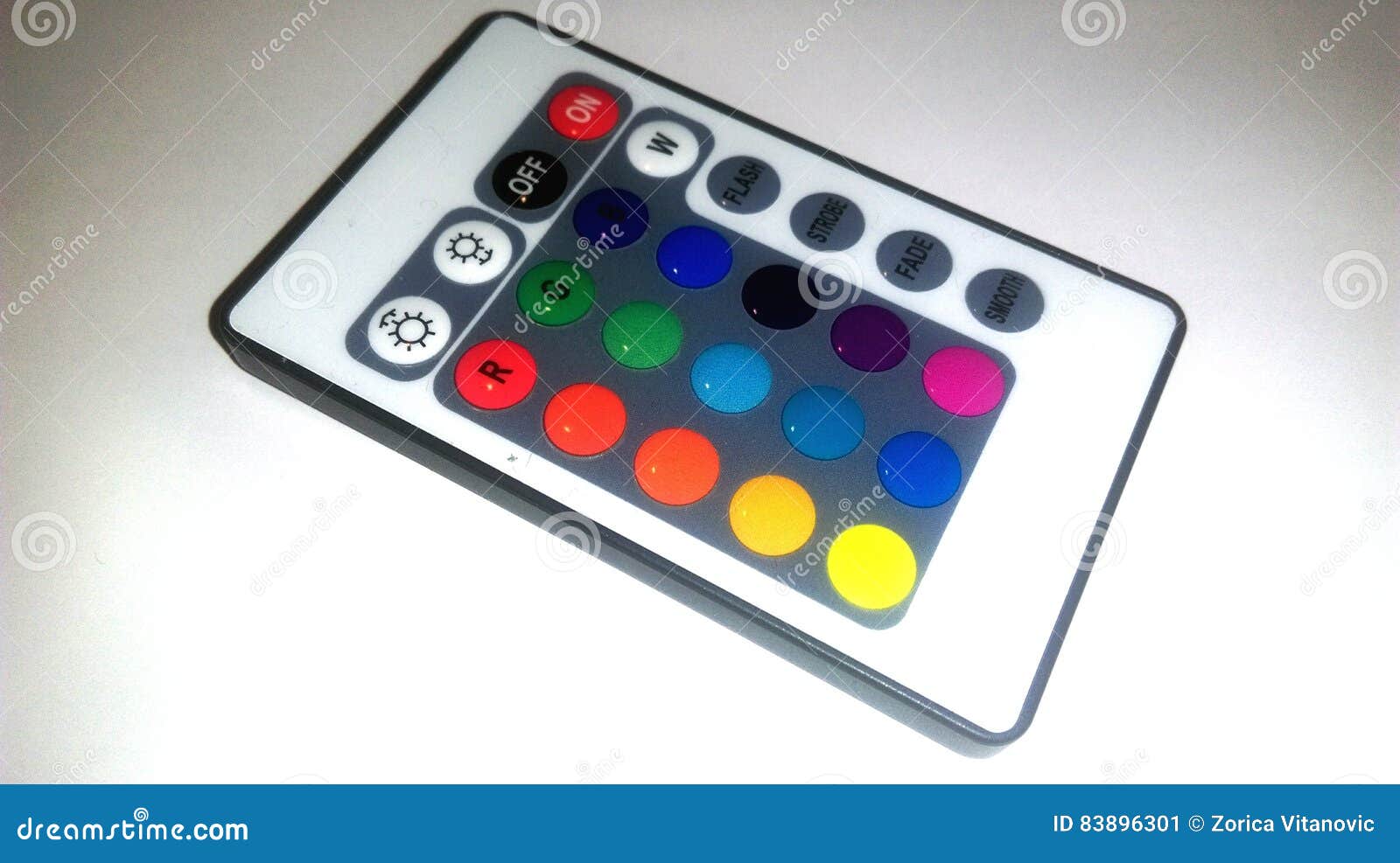 RGB Light remote control stock image. Image of blue, light - 83896301