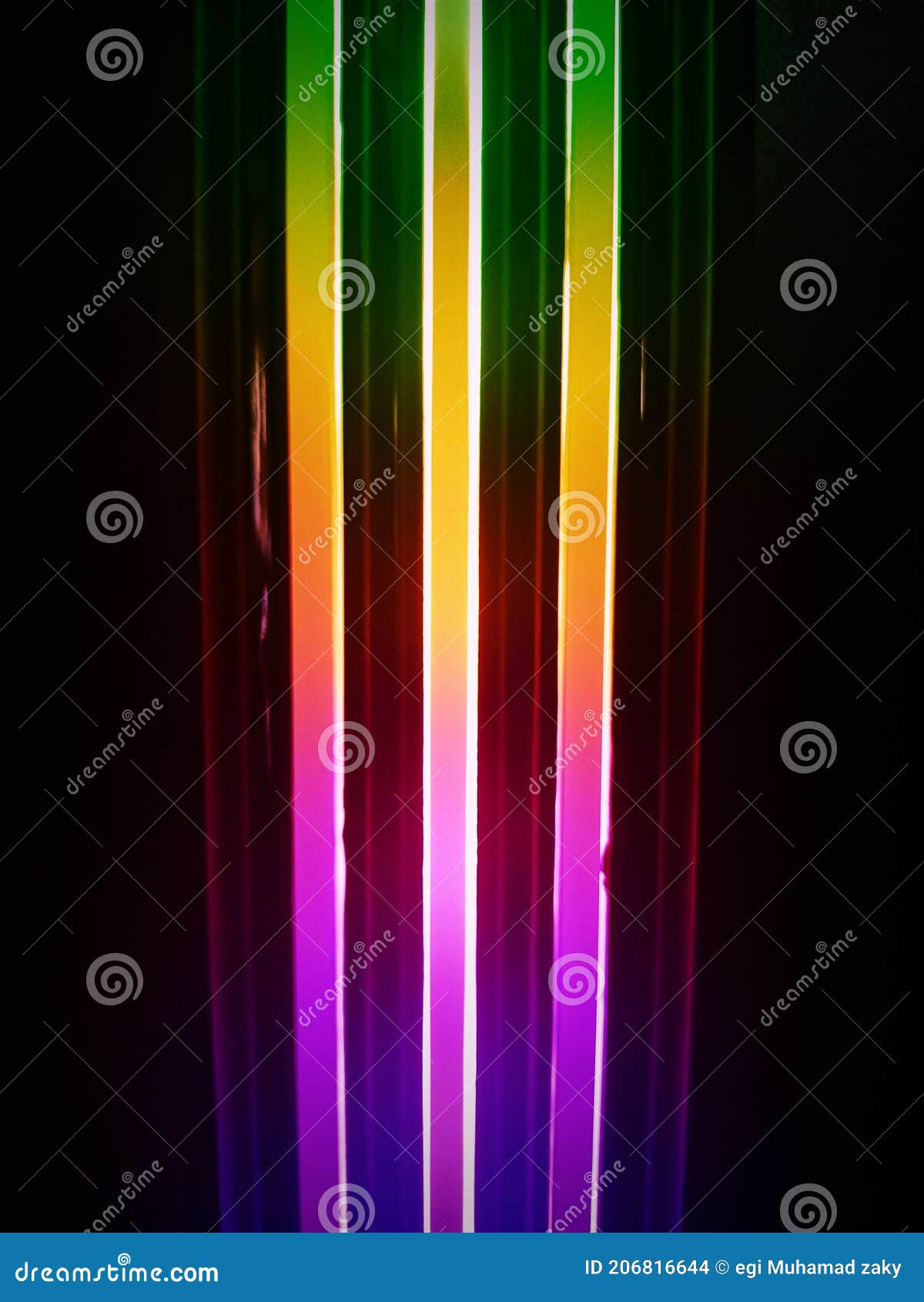RGB light stick stock photo. Image of yellow, signage - 206816644