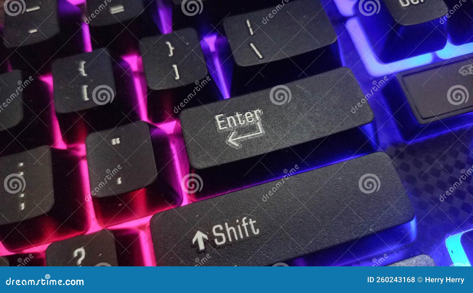 RGB neon light keyboard stock photo. Image of circle - 260243168