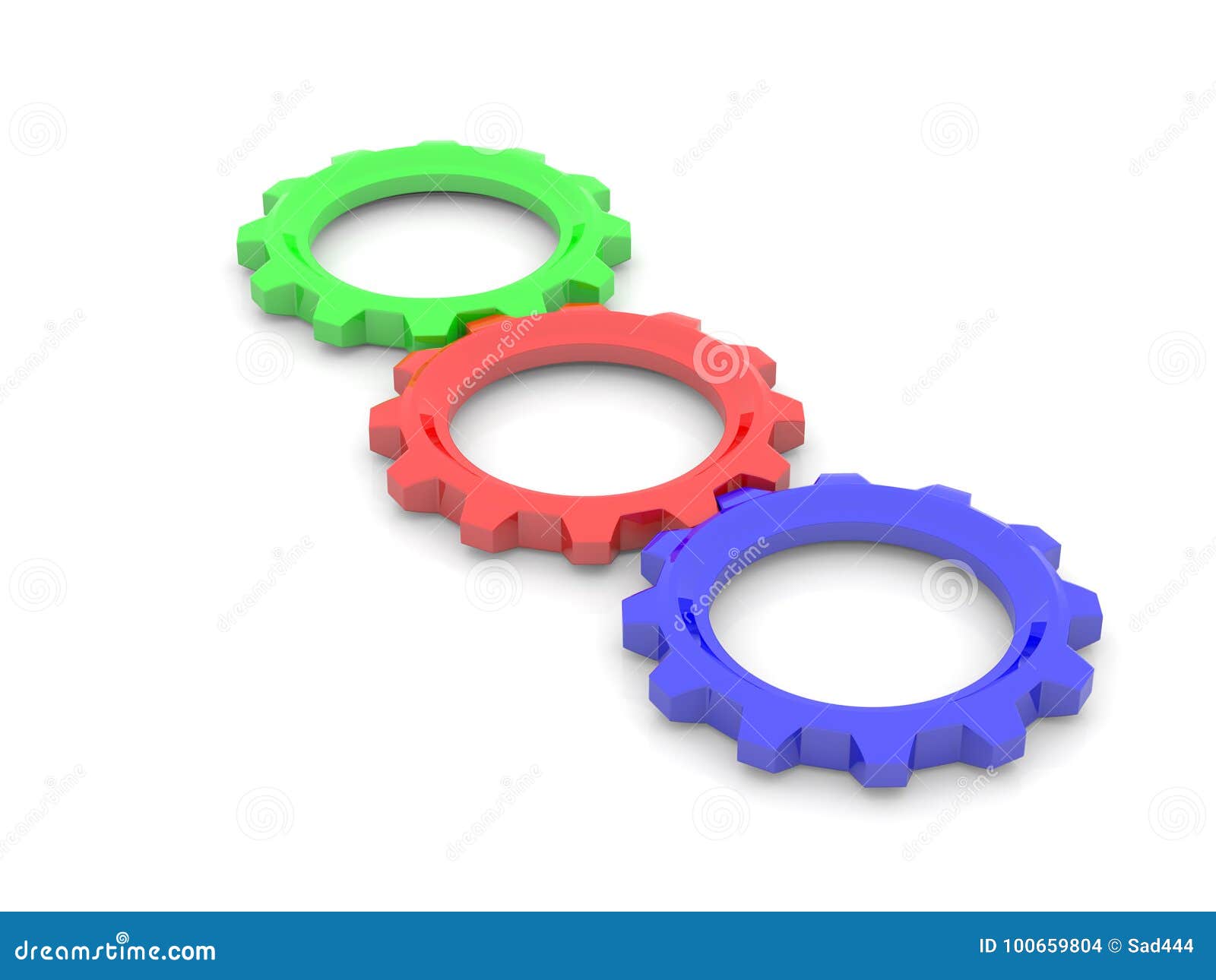 Gear stock illustration. Illustration of color, blue - 100659804