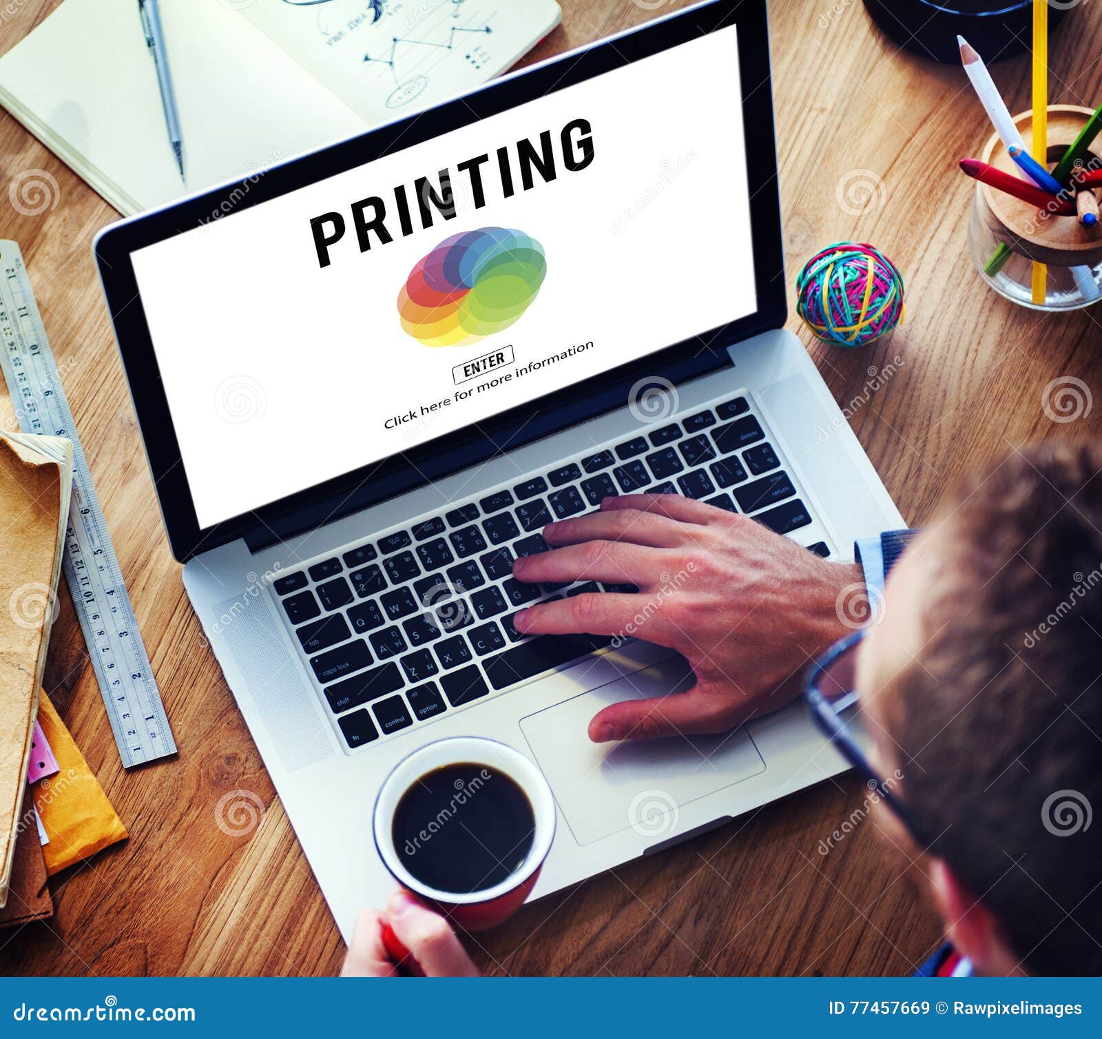 RGB Printing Palette Mixing Colour Concept Stock Image - Image of ...