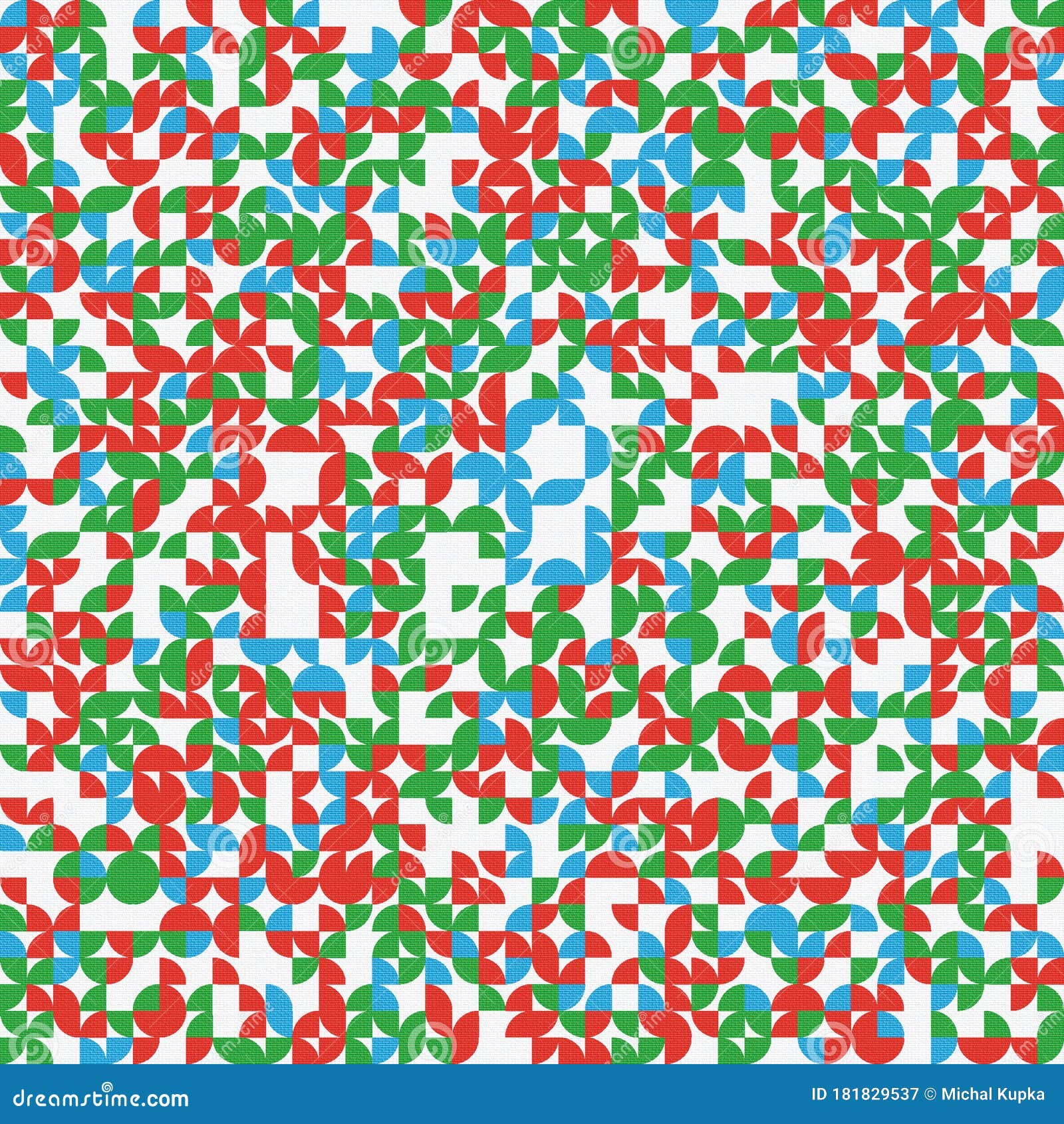 RGB. Red Green and Blue Colours from the Color Scheme. in the Quadrants ...