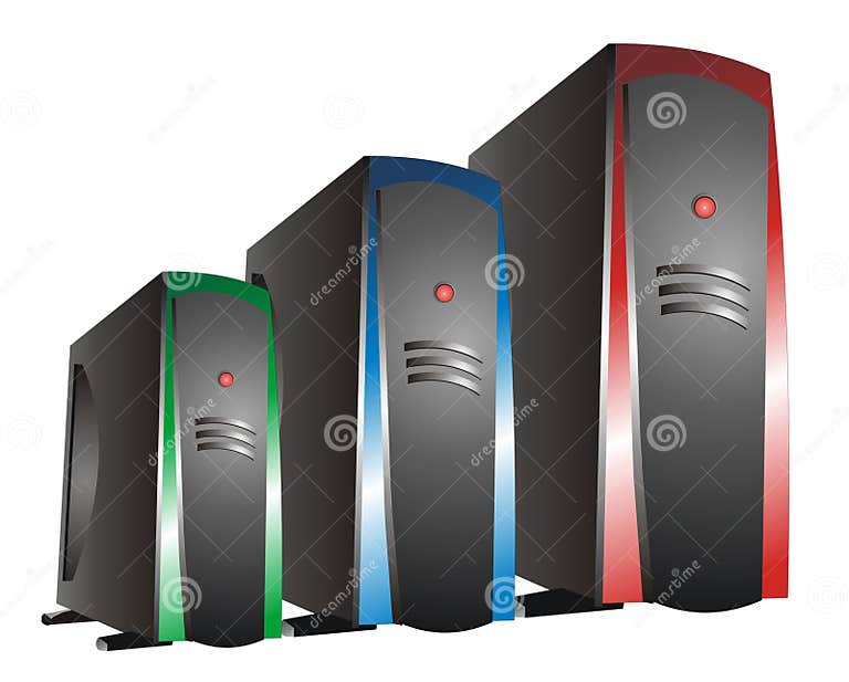 RGB (Red Green Blue) Server Stock Vector - Illustration of website ...