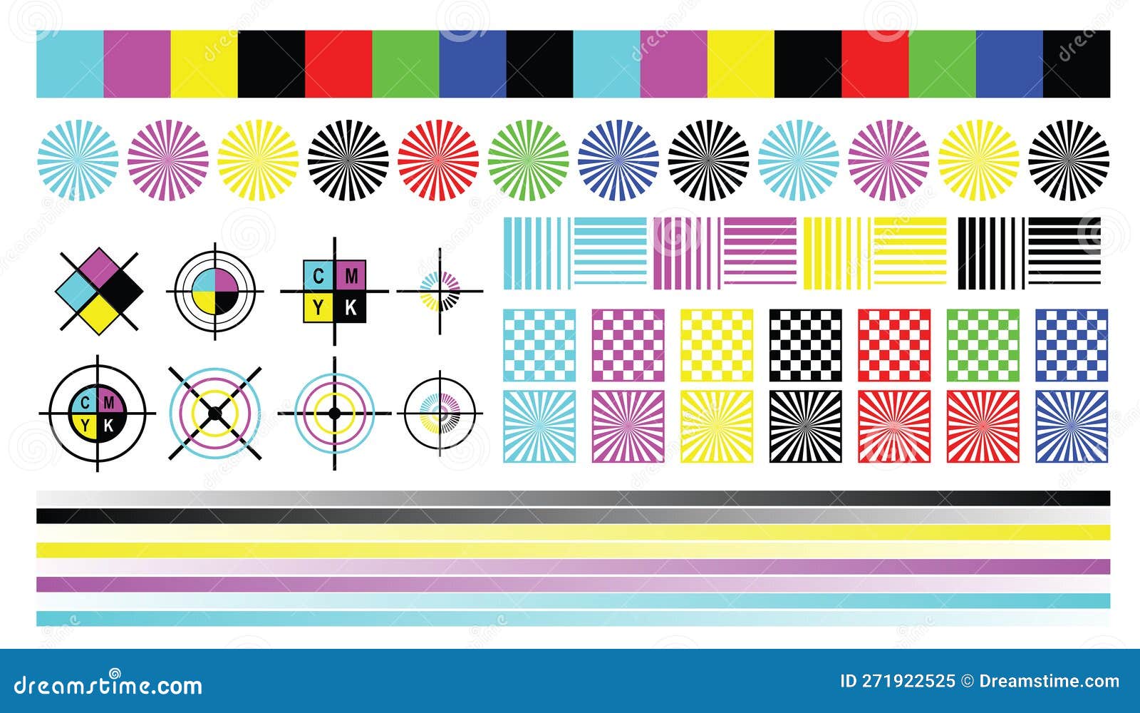 Rgb And Cmyk Mixing Diagram Colored Royalty-Free Illustration ...