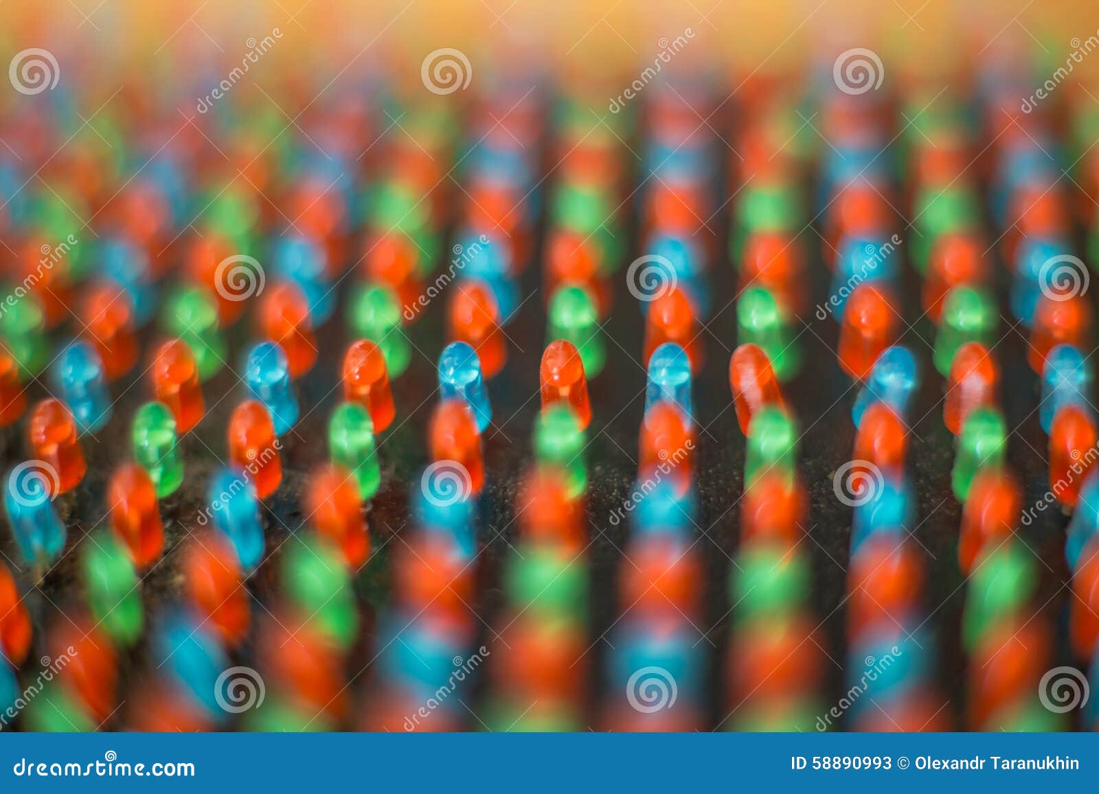 RGB Side Light-emitting Dip Diodes Stock Image - Image of bright, color ...