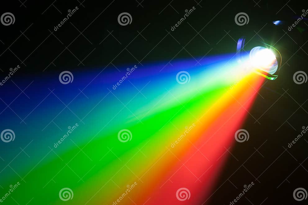 Rgb Spectrum Light of Projector Stock Image - Image of digital, blue ...