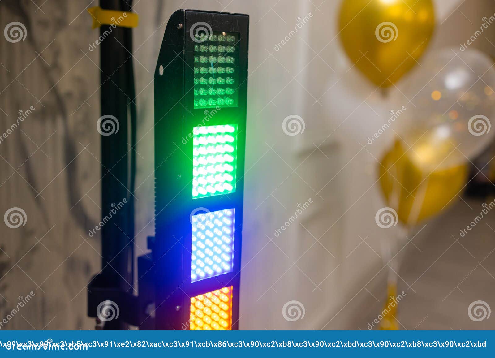 Rgb Spectrum Light of Projector Lighting for the Event. Stock Image ...