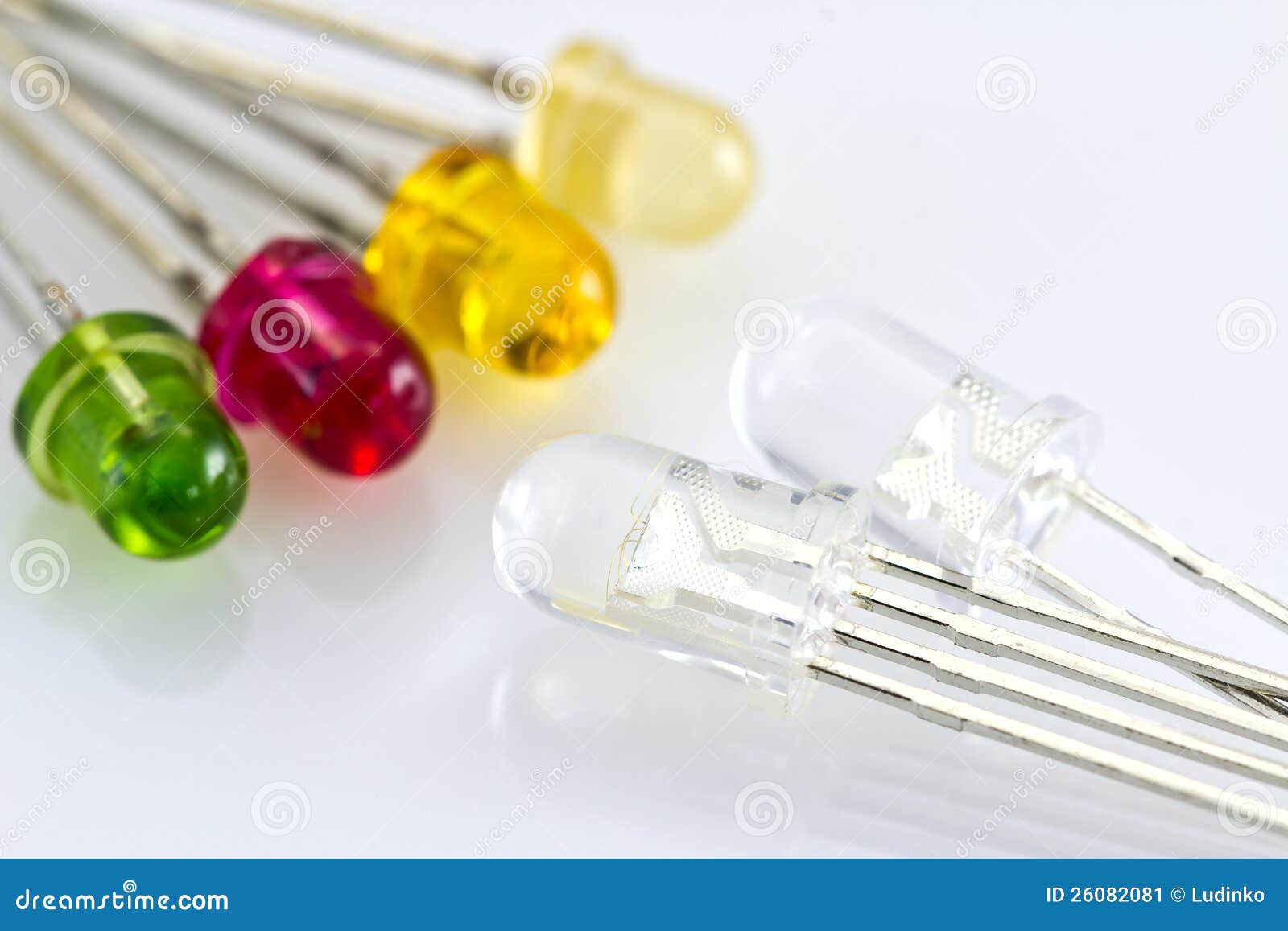 RGB Transparente LED Y Diverso LED Coloreado Imagen de archivo - Imagen ...