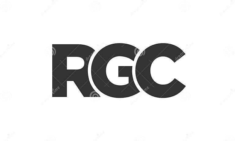 RGC Logo Design Template with Strong and Modern Bold Text. Initial ...