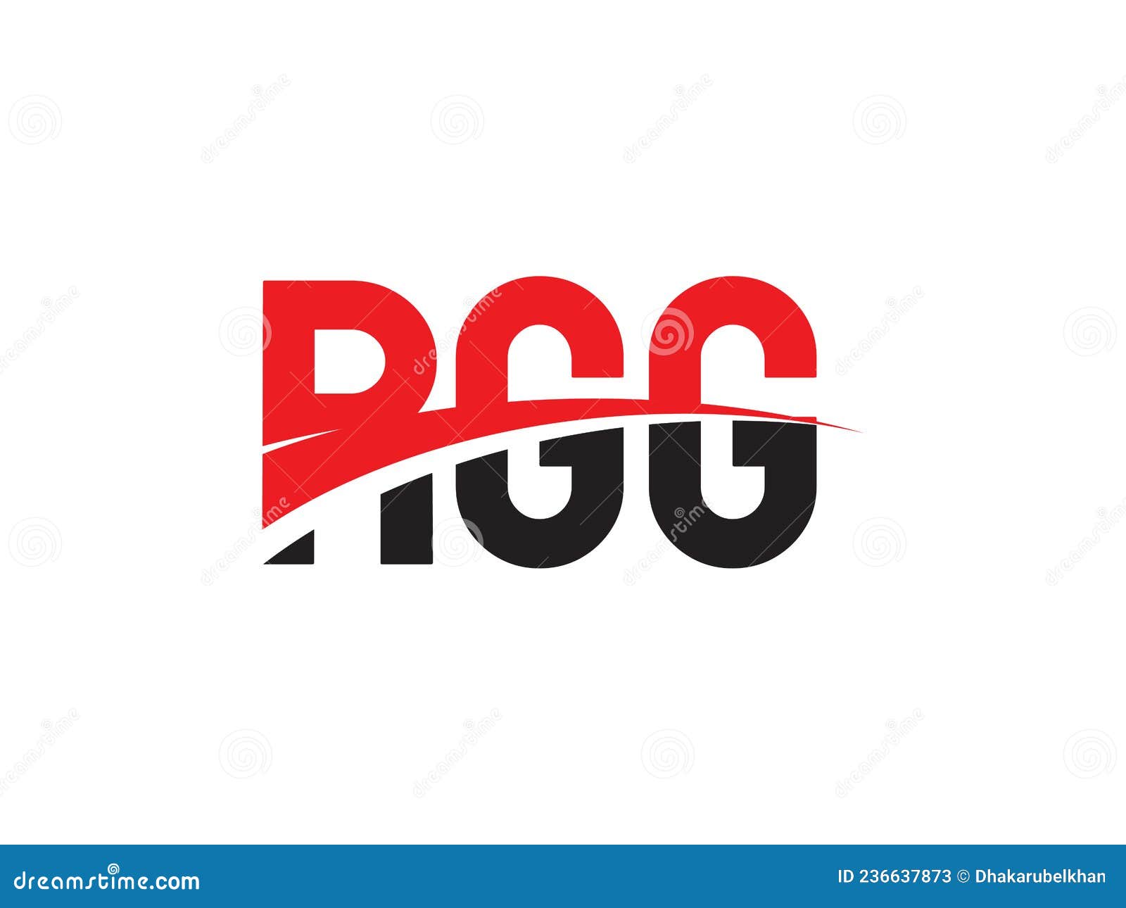 RGG Letter Initial Logo Design Vector Illustration Stock Vector ...