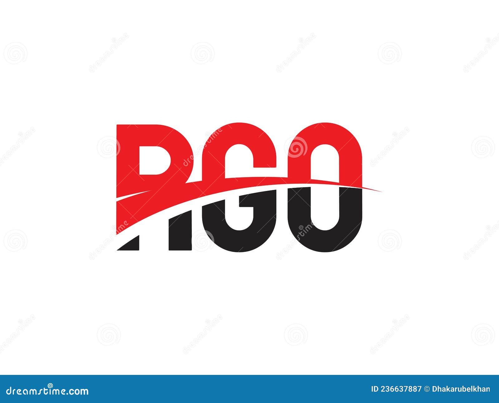 RGO Letter Initial Logo Design Vector Illustration Stock Vector ...