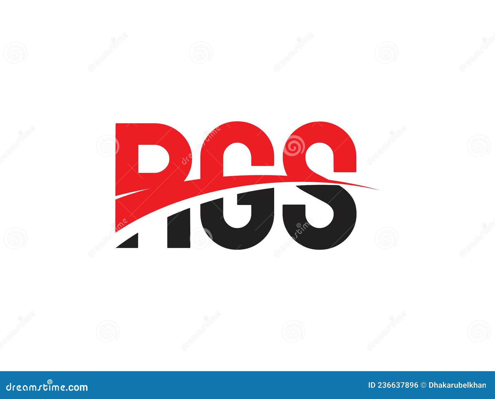 RGS Letter Initial Logo Design Vector Illustration Stock Vector ...