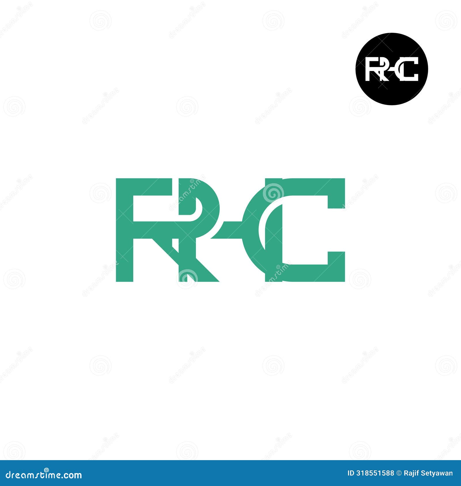 RHC Logo Letter Monogram Design Stock Vector - Illustration of logo ...