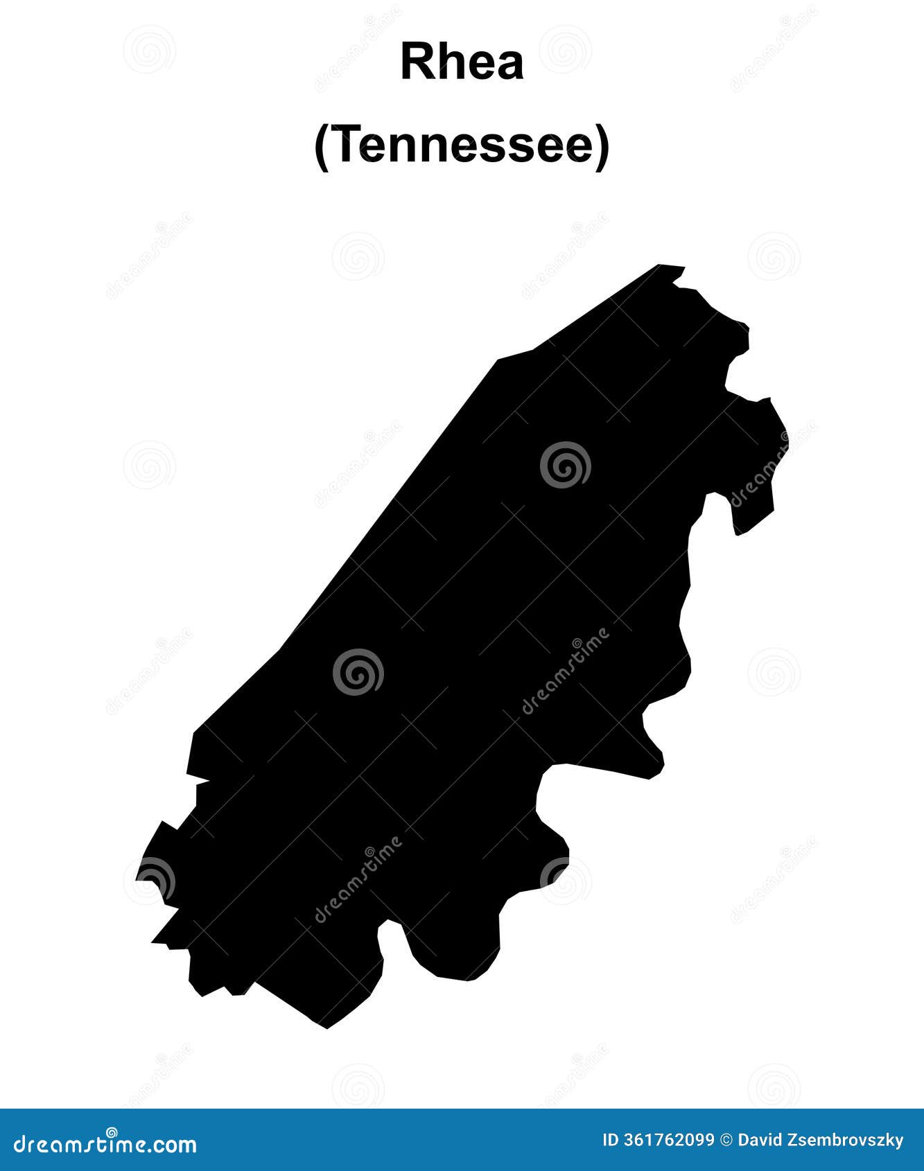 Rhea Outline Map Cartoon Vector | CartoonDealer.com #361762099