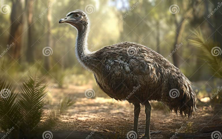 Rhea in the Forest. Created by Generative Artificial Intelligence Stock ...