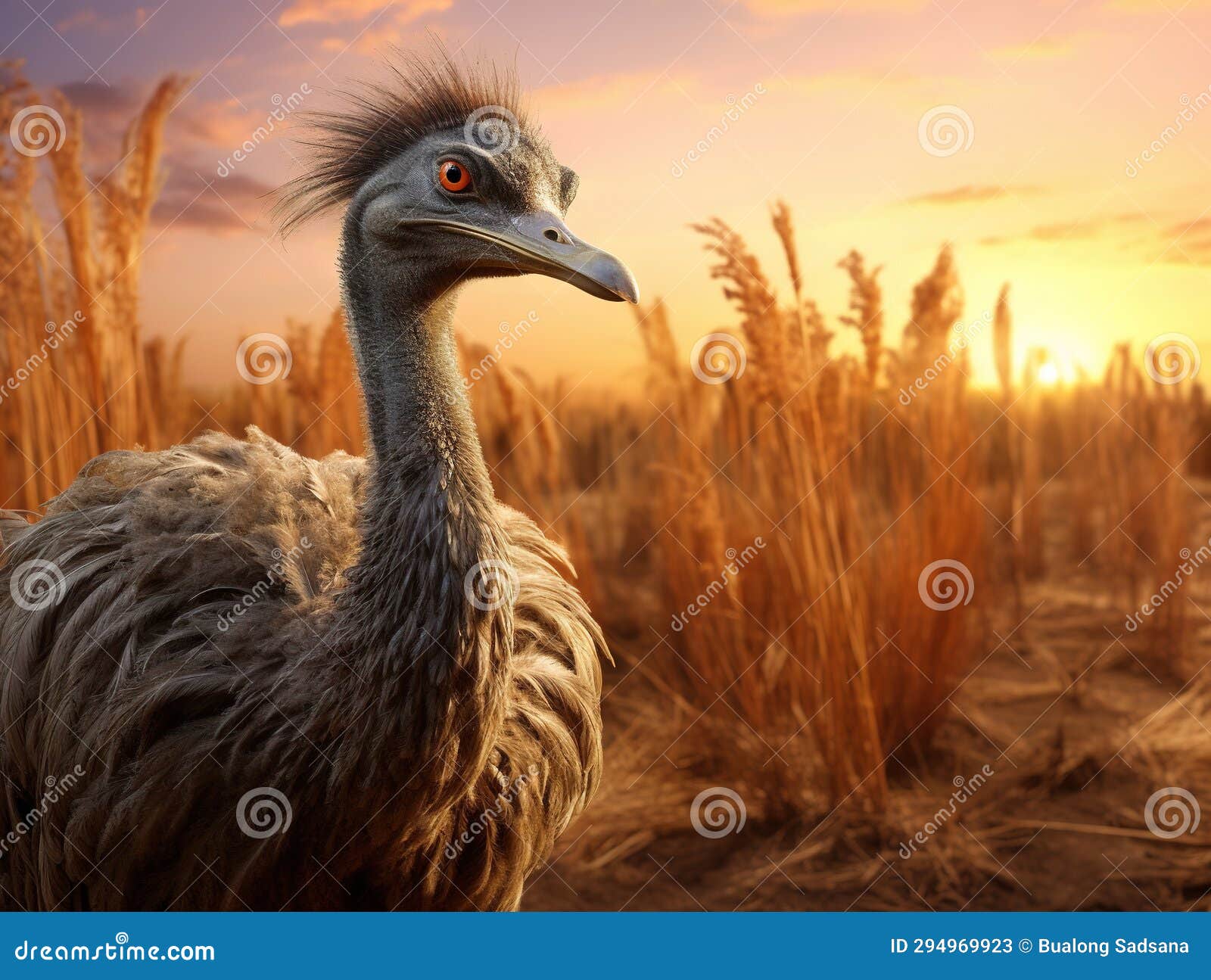 Rhea Walking Through A Field Made With Generative AI Illustration ...