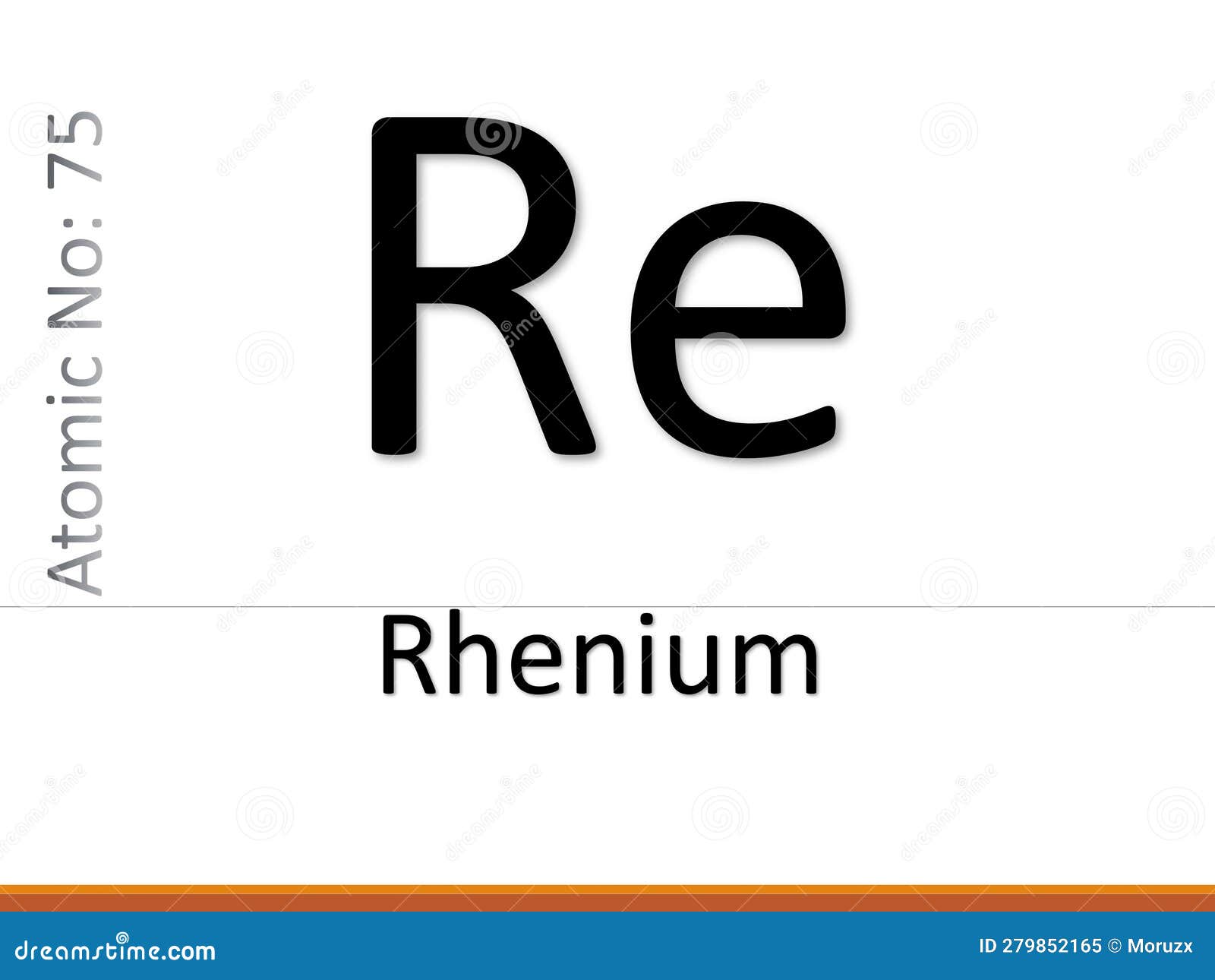 Rhenium Chemical Element Symbol Illustration Stock Illustration ... Rhenium Chemical Element Symbol Illustration Stock Illustration ...