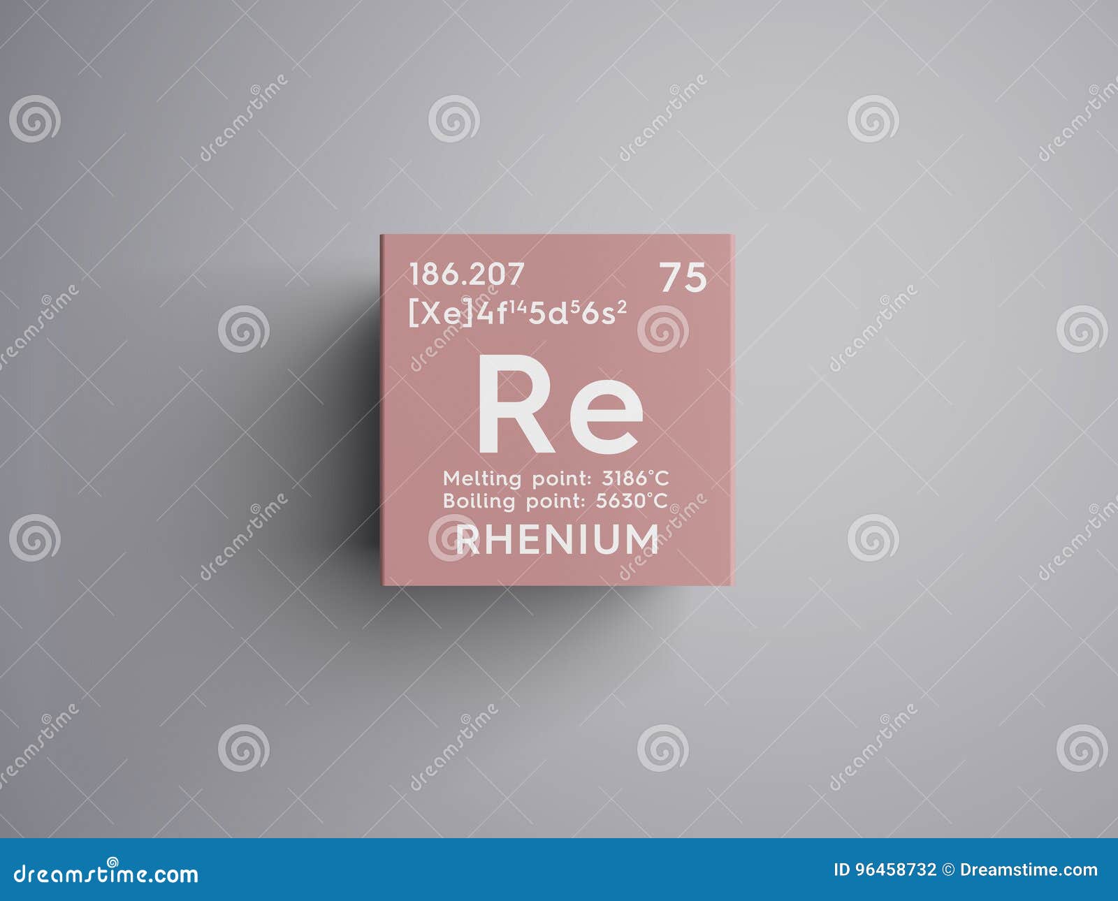 Rhenium. Transition metals stock photo. Image of rhenium - 96458732