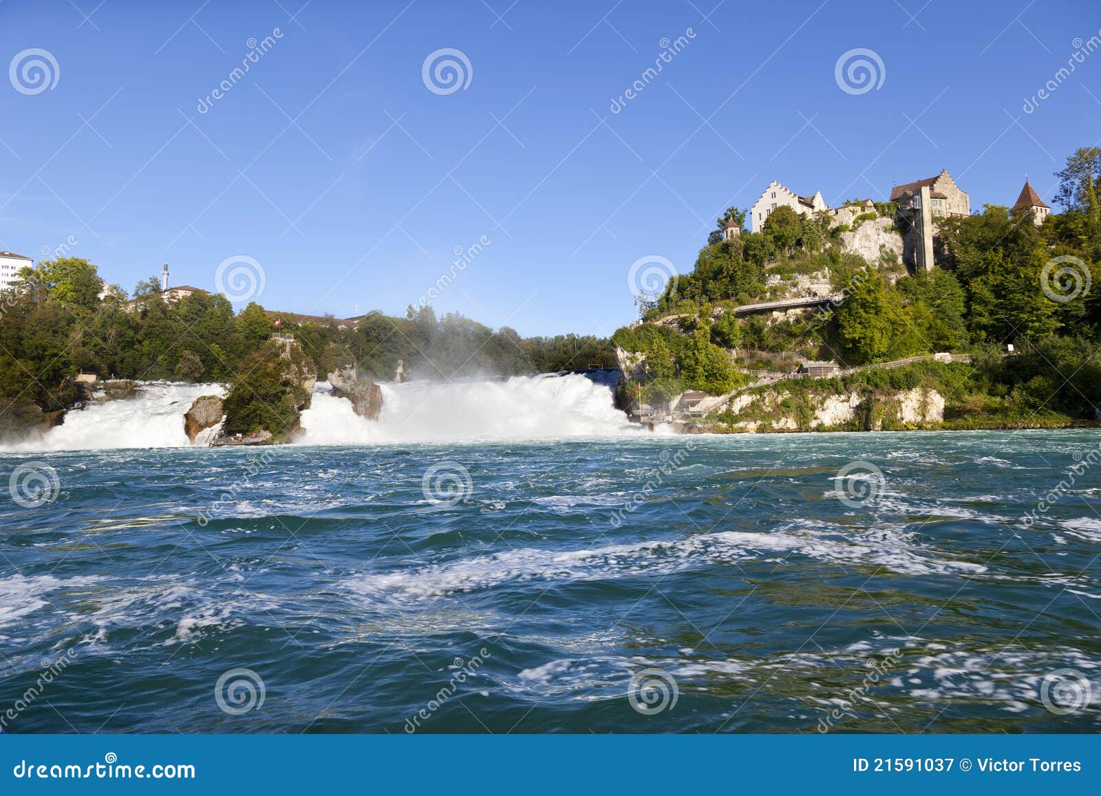 Rhine Falls stock image. Image of switzerland, nature - 21591037