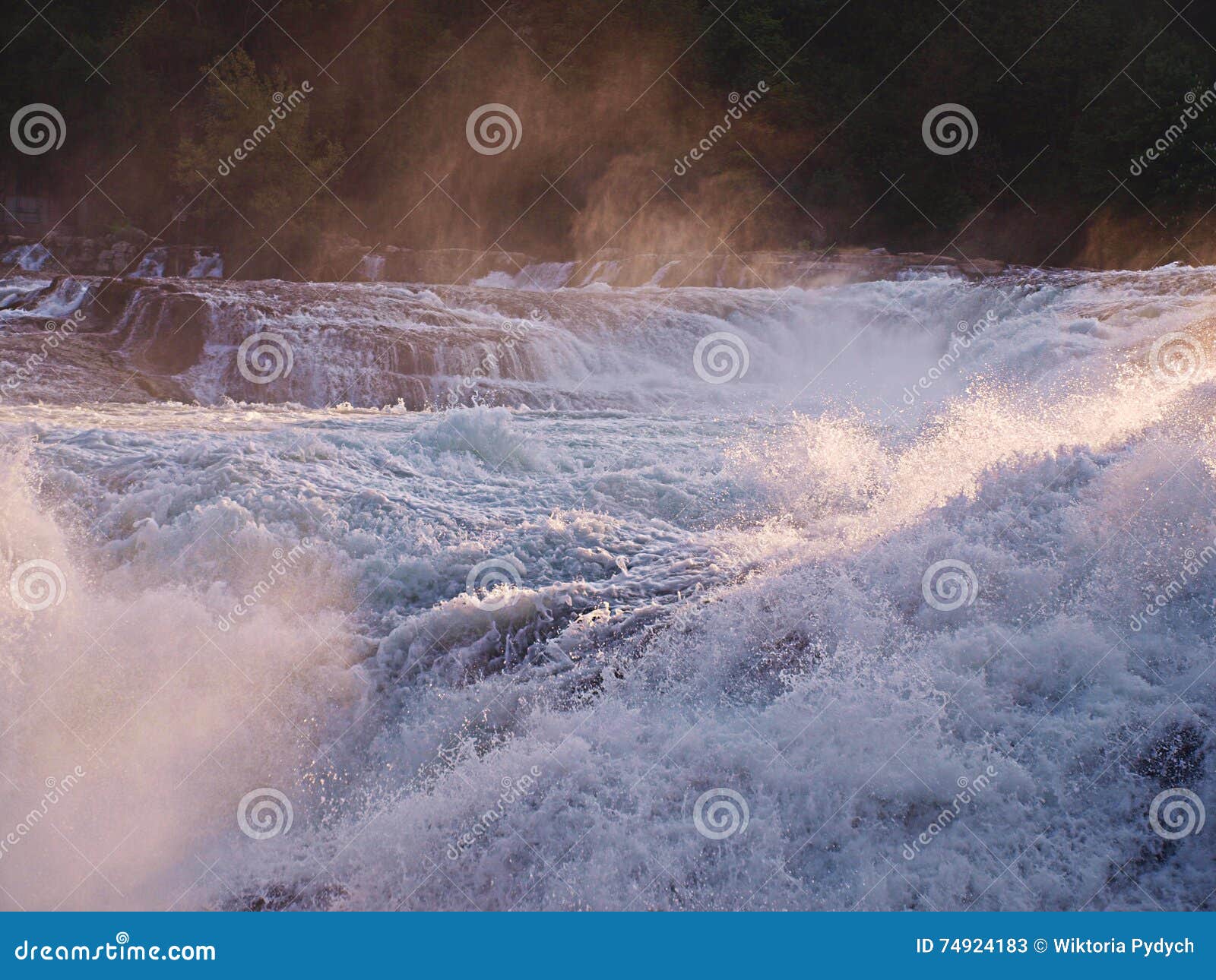 The Rhine Falls stock image. Image of zurich, landscape - 74924183