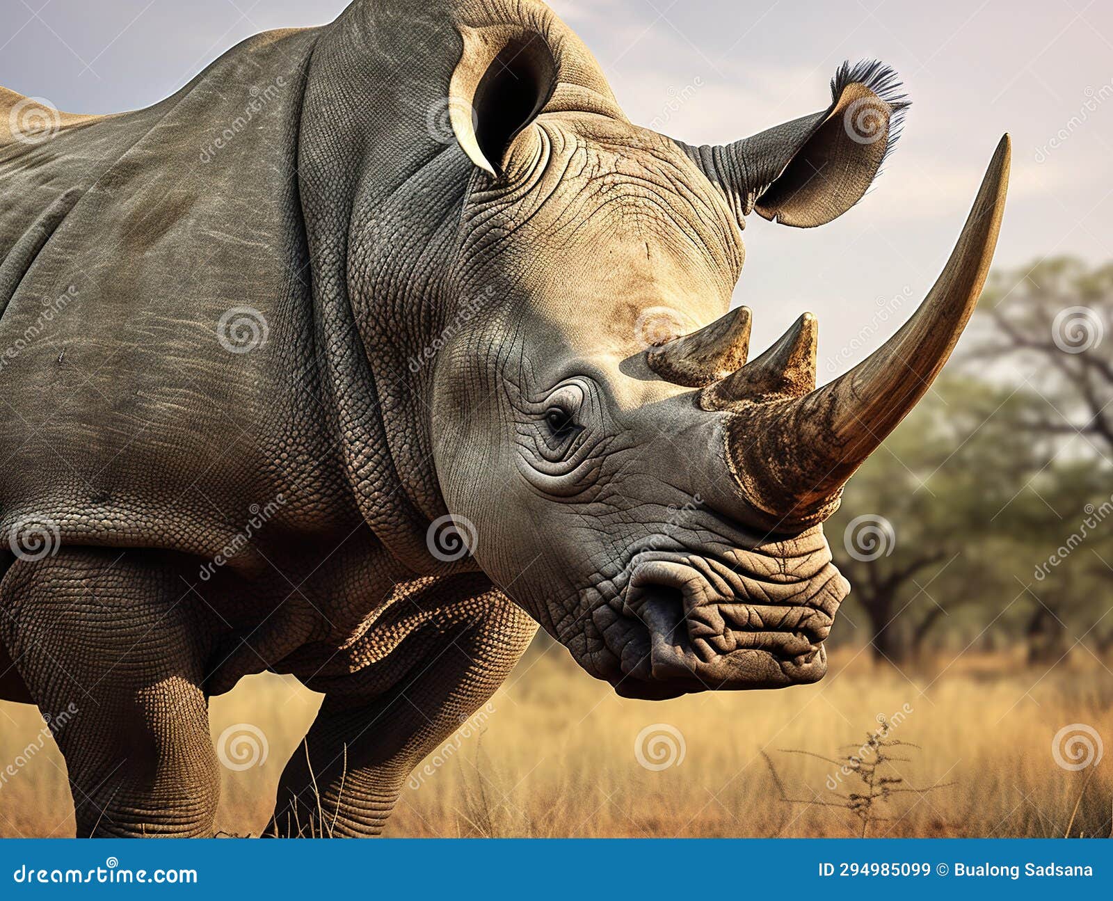 Rhino stock illustration. Illustration of beautiful - 294985099
