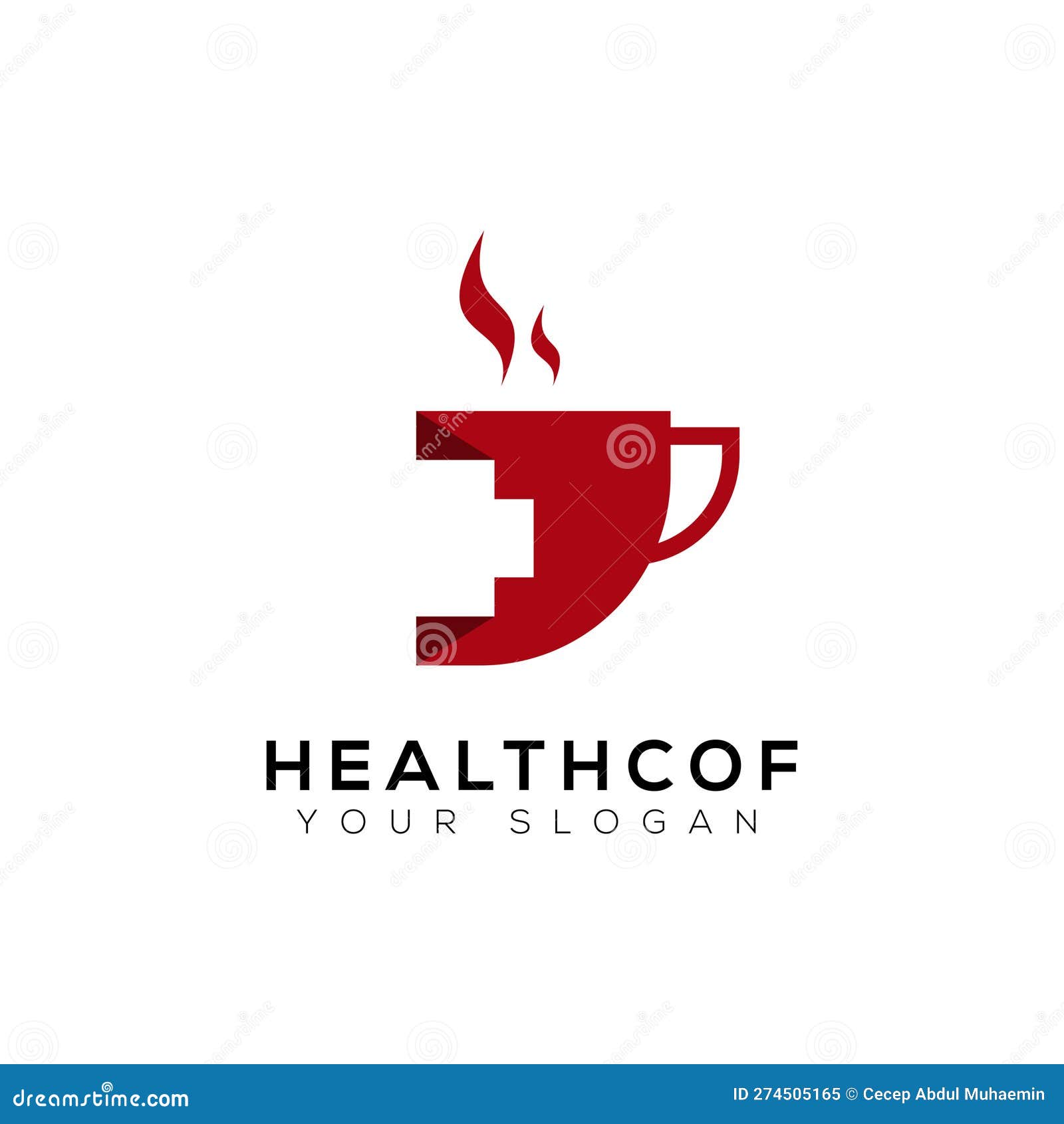The Coffee Drink Health Logo Stock Vector - Illustration of beans ...