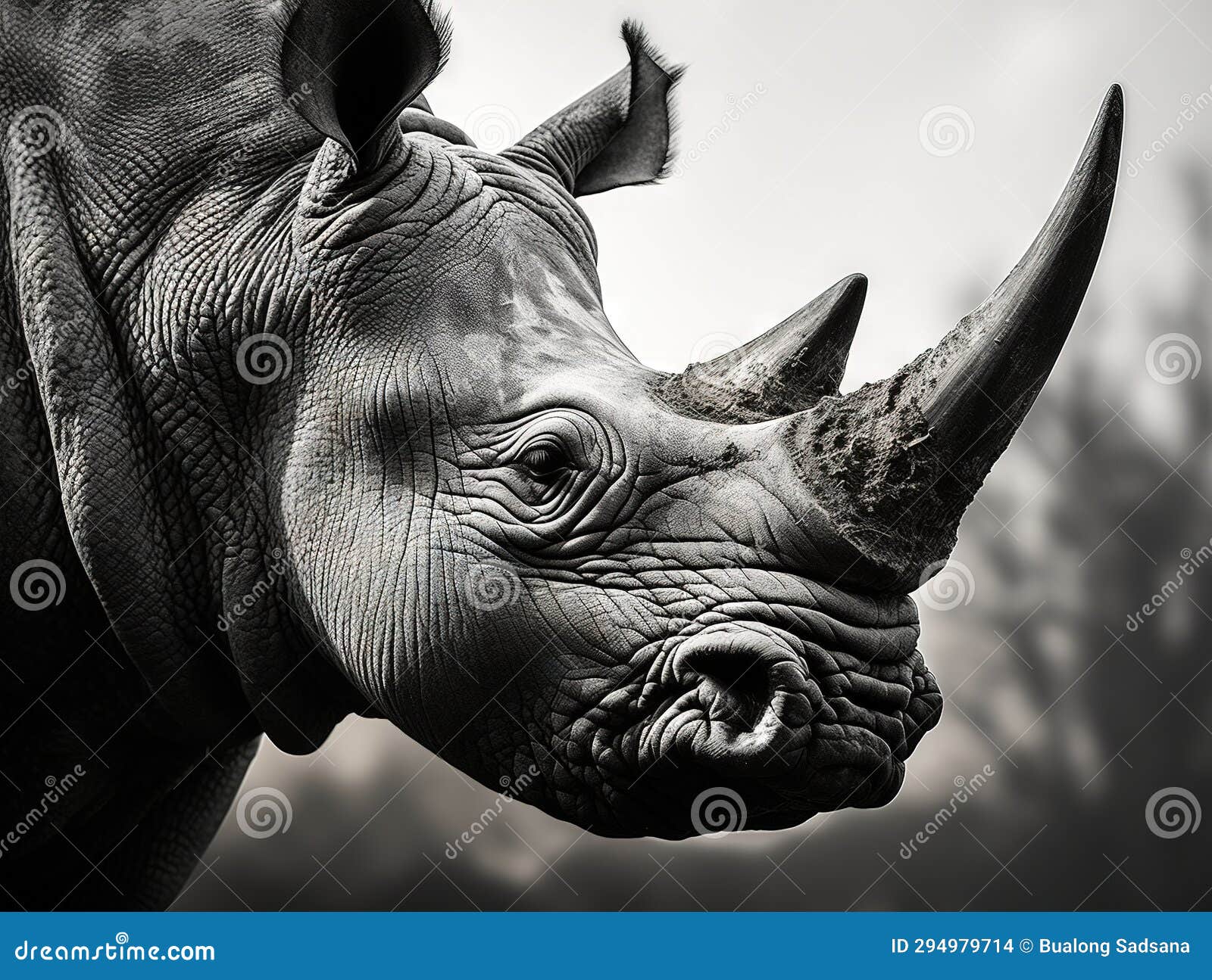 Rhinosaurus stock illustration. Illustration of nature - 294979714