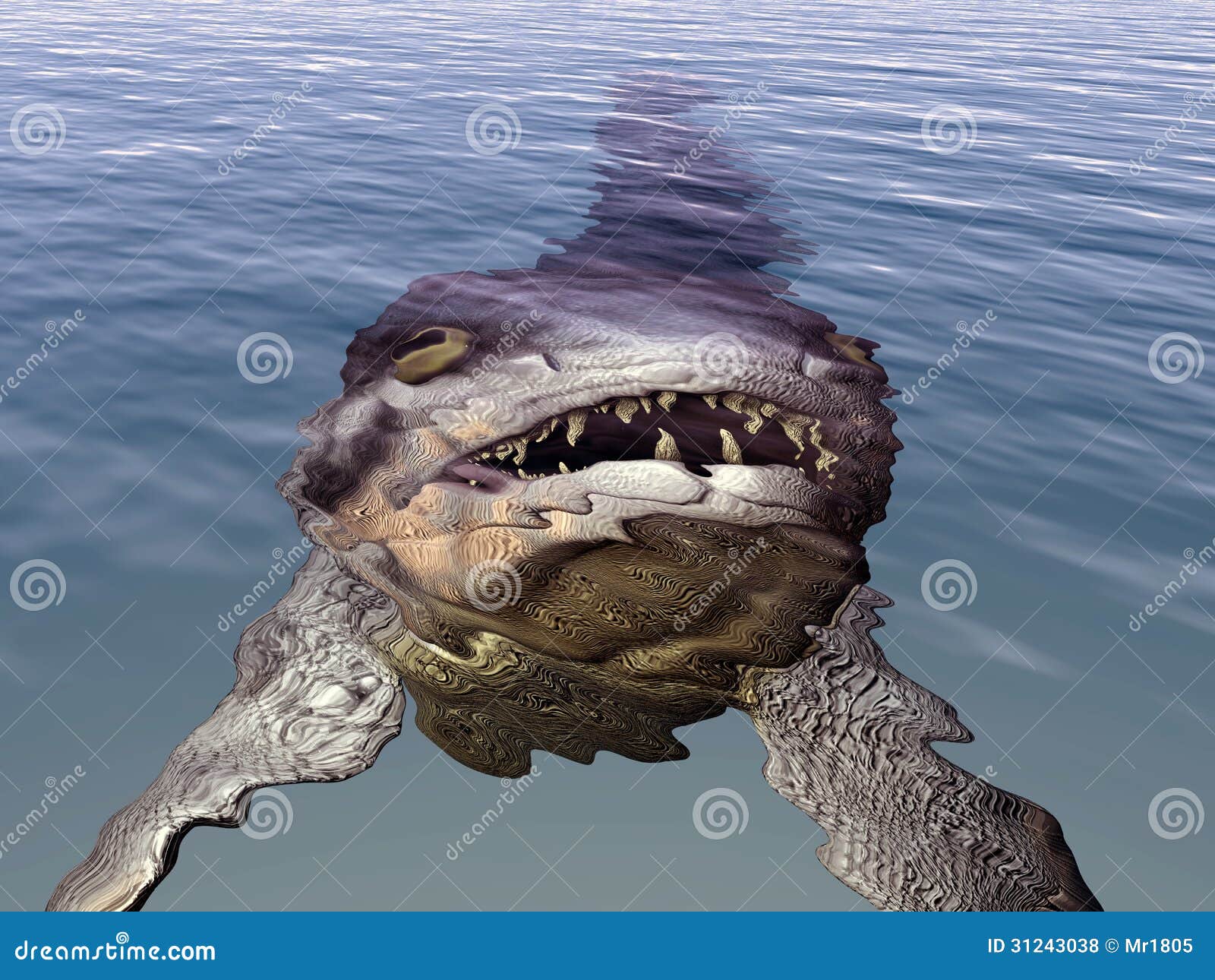 Rhizodus stock illustration. Illustration of gigantic - 31243038