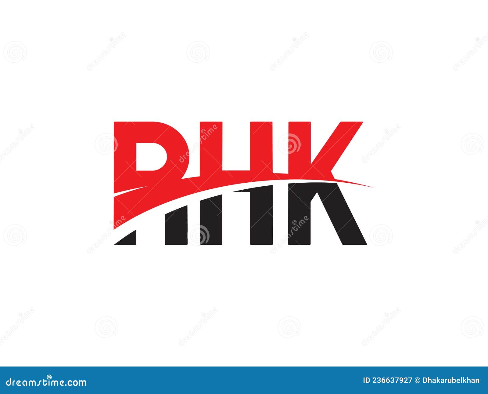 RHK Letter Initial Logo Design Vector Illustration Stock Vector ...