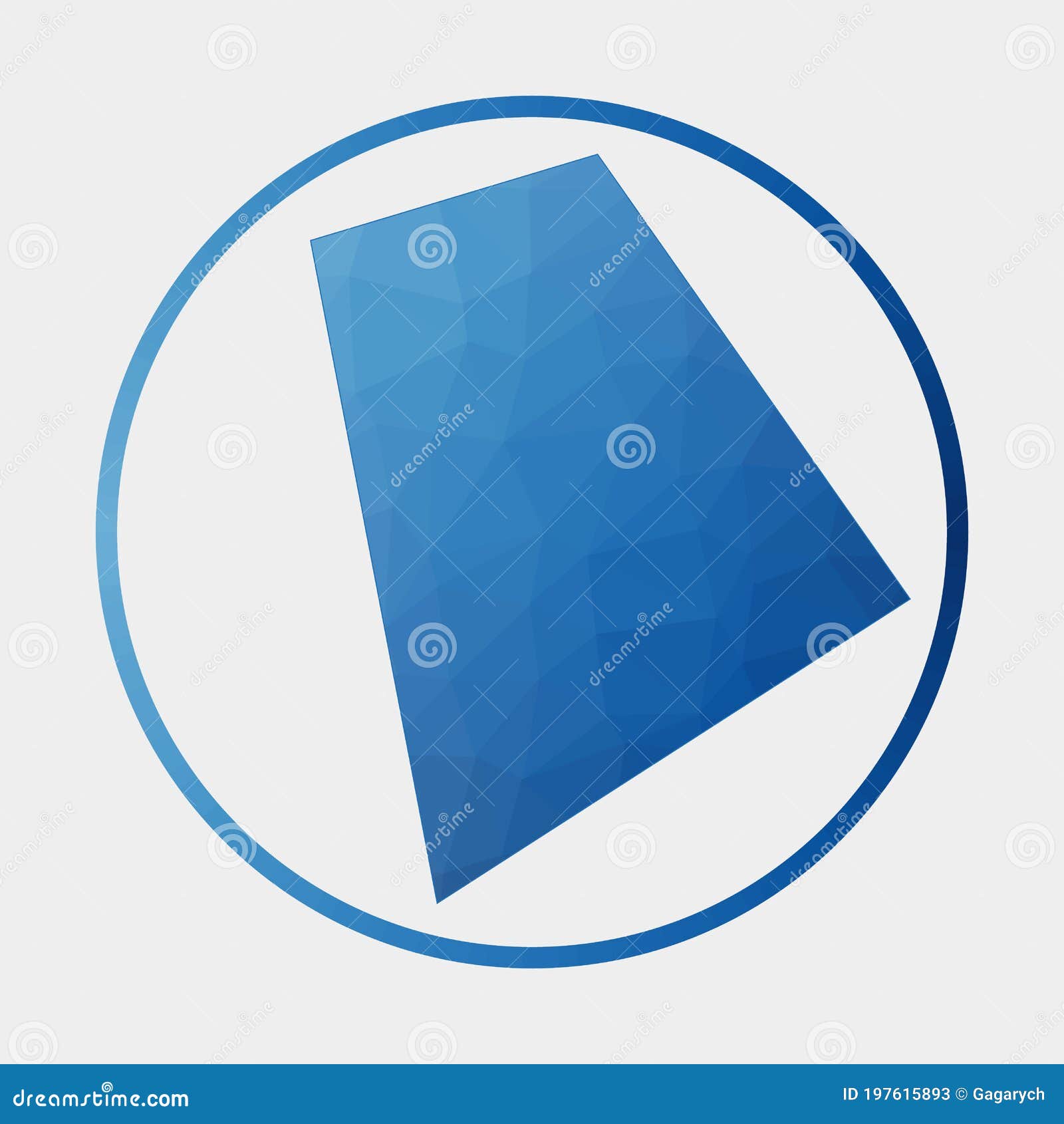 Rhode Island icon. stock vector. Illustration of geometric - 197615893