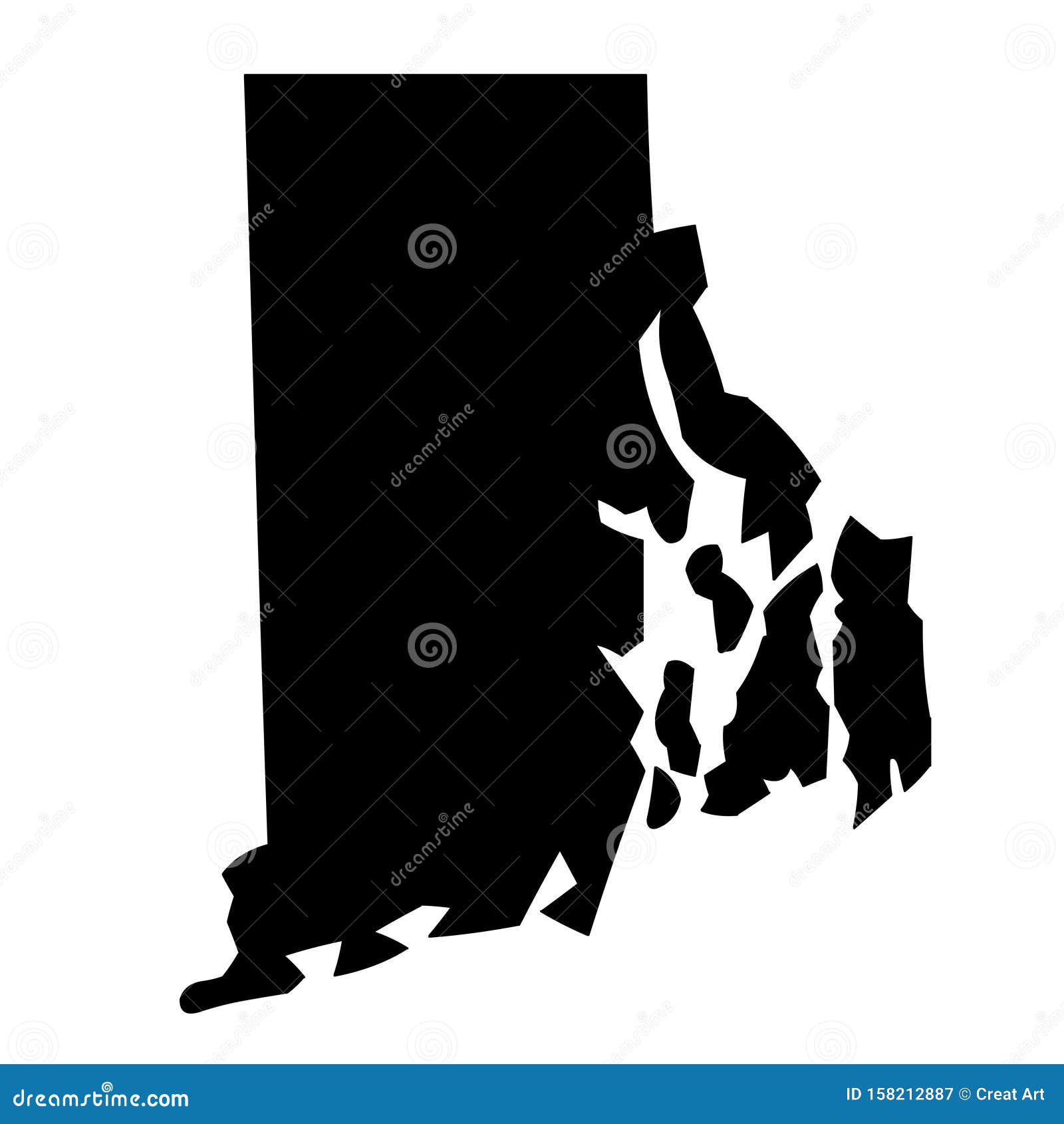 Rhode Island Star Flag. RI USA Five Point Star Shape State Flag. Rhode ...