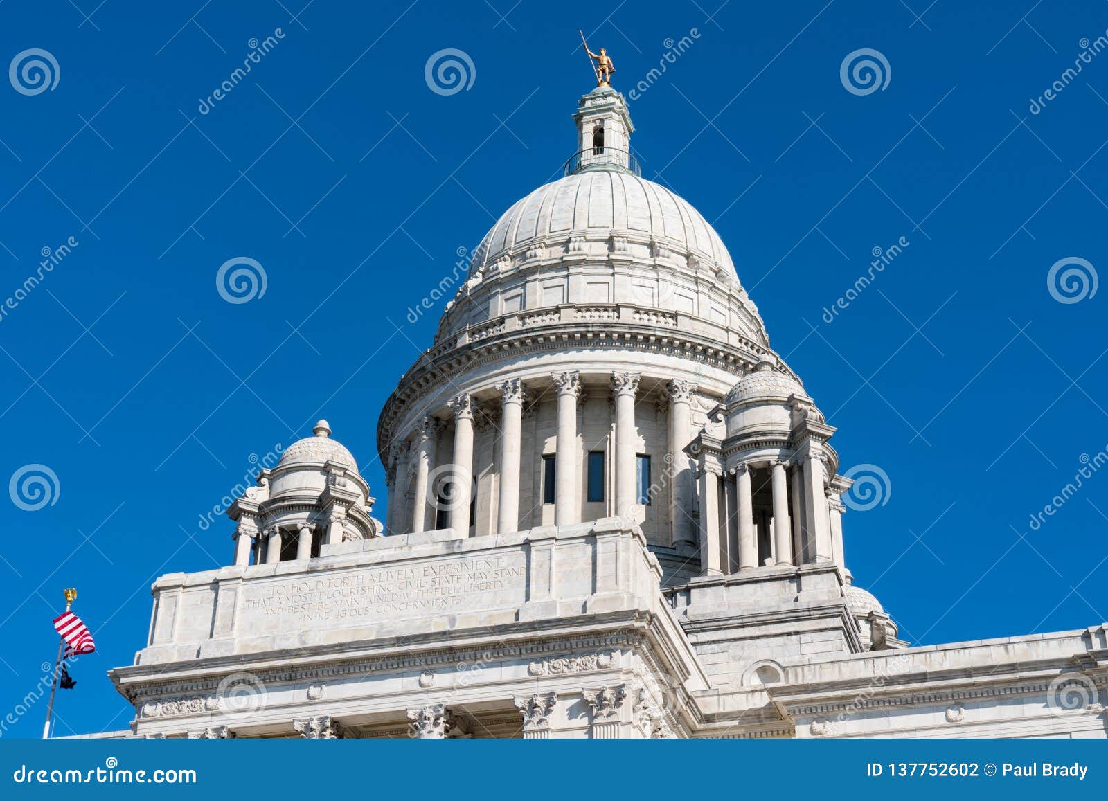 Rhode Island State Capitol Building Stock Photo - Image of building ...