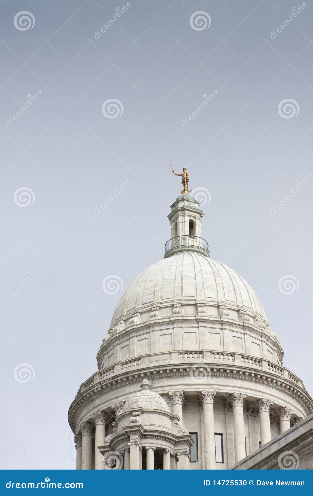 Rhode Island State House and Capitol Building Stock Photo - Image of ...