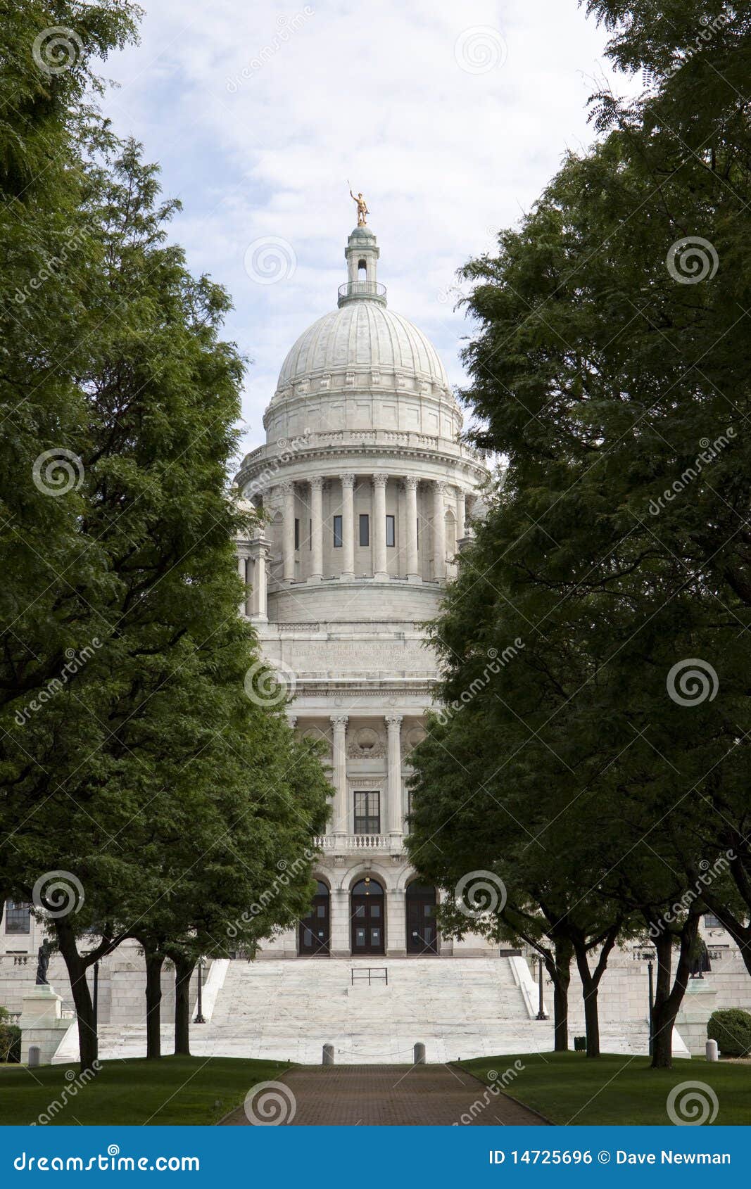 Rhode Island State House and Capitol Building Stock Photo - Image of ...