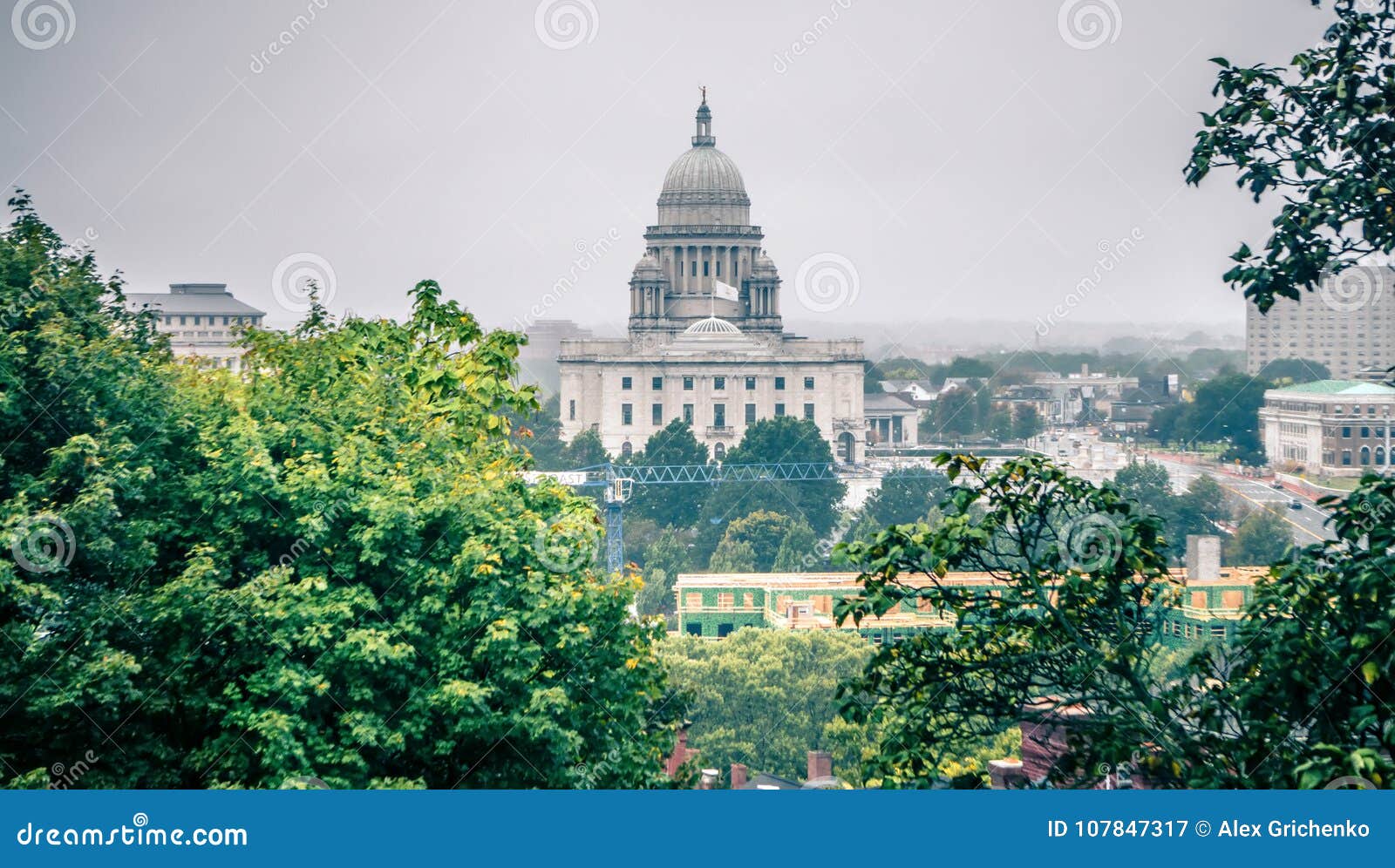 The Rhode Island State House on Capitol Hill in Providence Stock Image ...