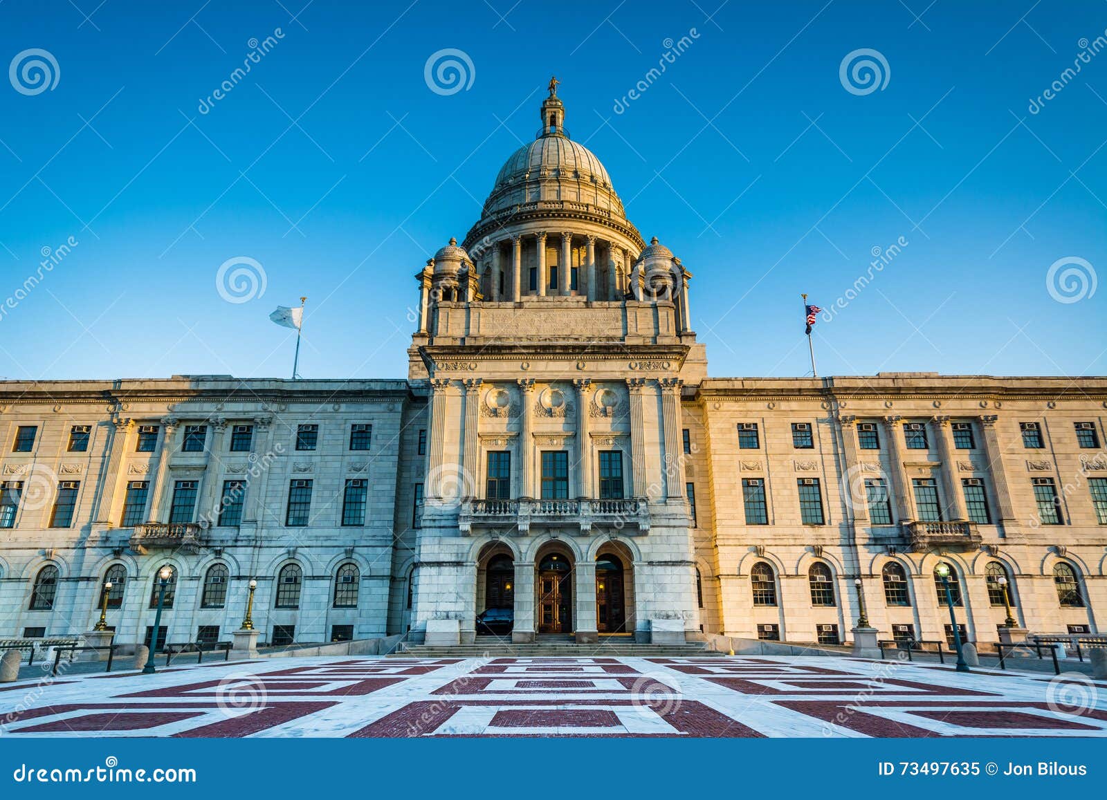 The Rhode Island State House, in Providence, Rhode Island. Stock Image ...