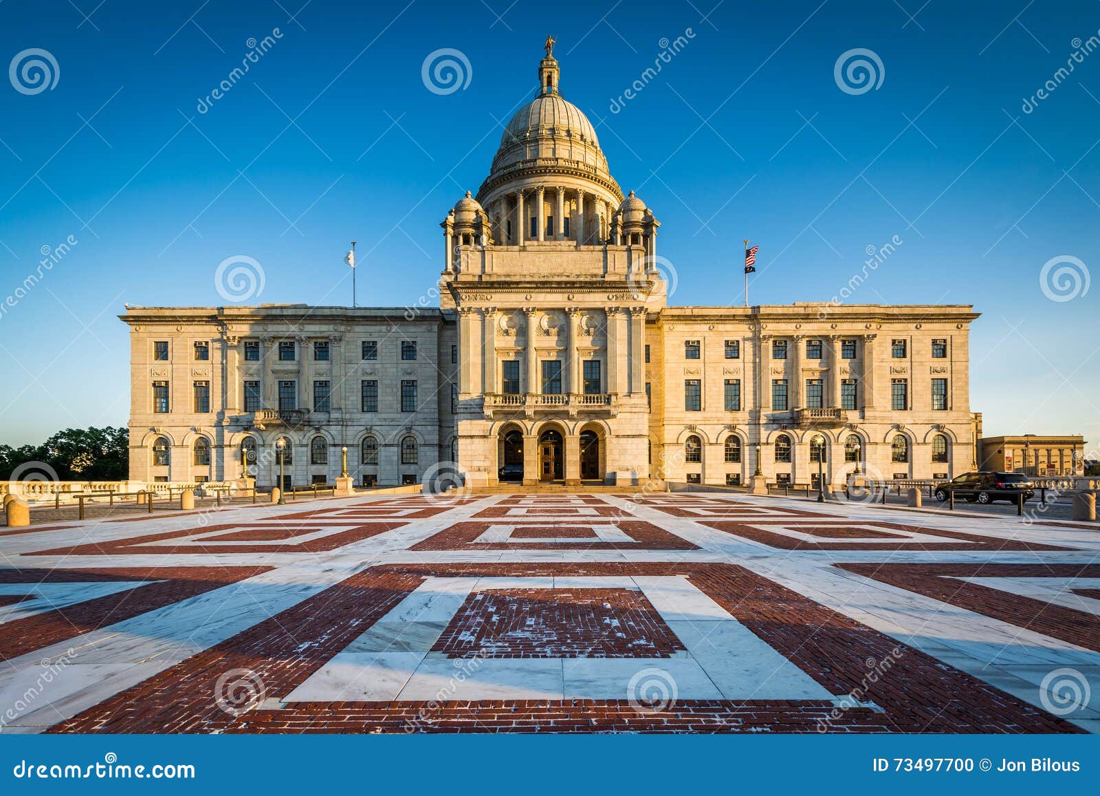The Rhode Island State House, in Providence, Rhode Island. Stock Photo ...