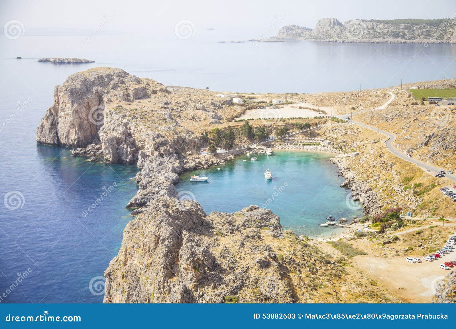 Rhodes island stock image. Image of island, rhodes, landscapes - 53882603