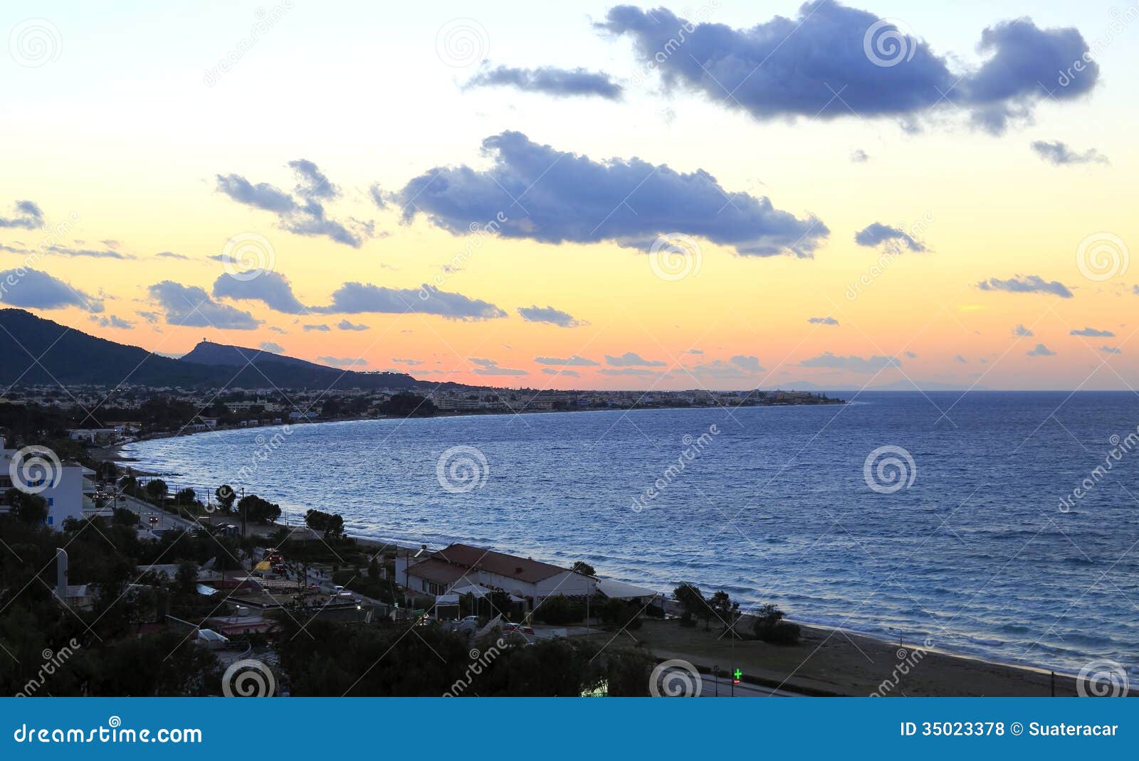 Rhodes Island stock photo. Image of rhodes, travel, cloudy - 35023378