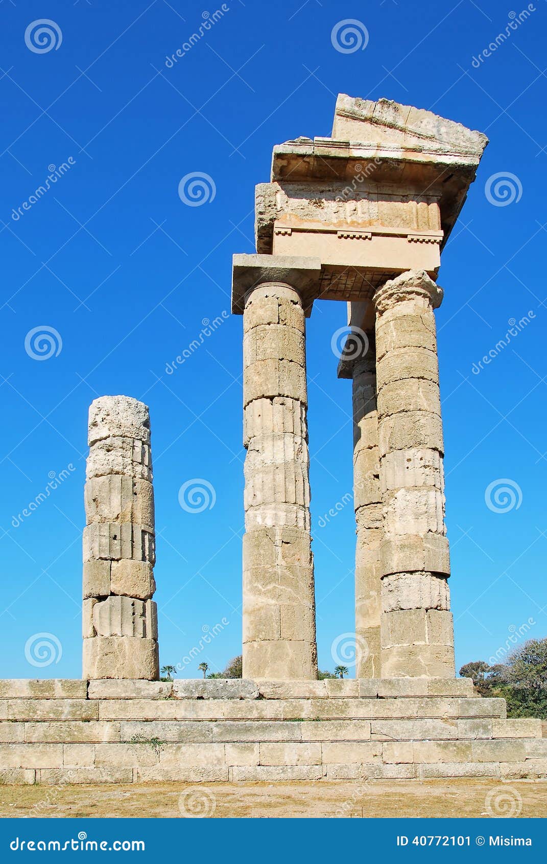 Rhodes Landmark The Medieval Lighthouse Royalty-Free Stock Photo ...