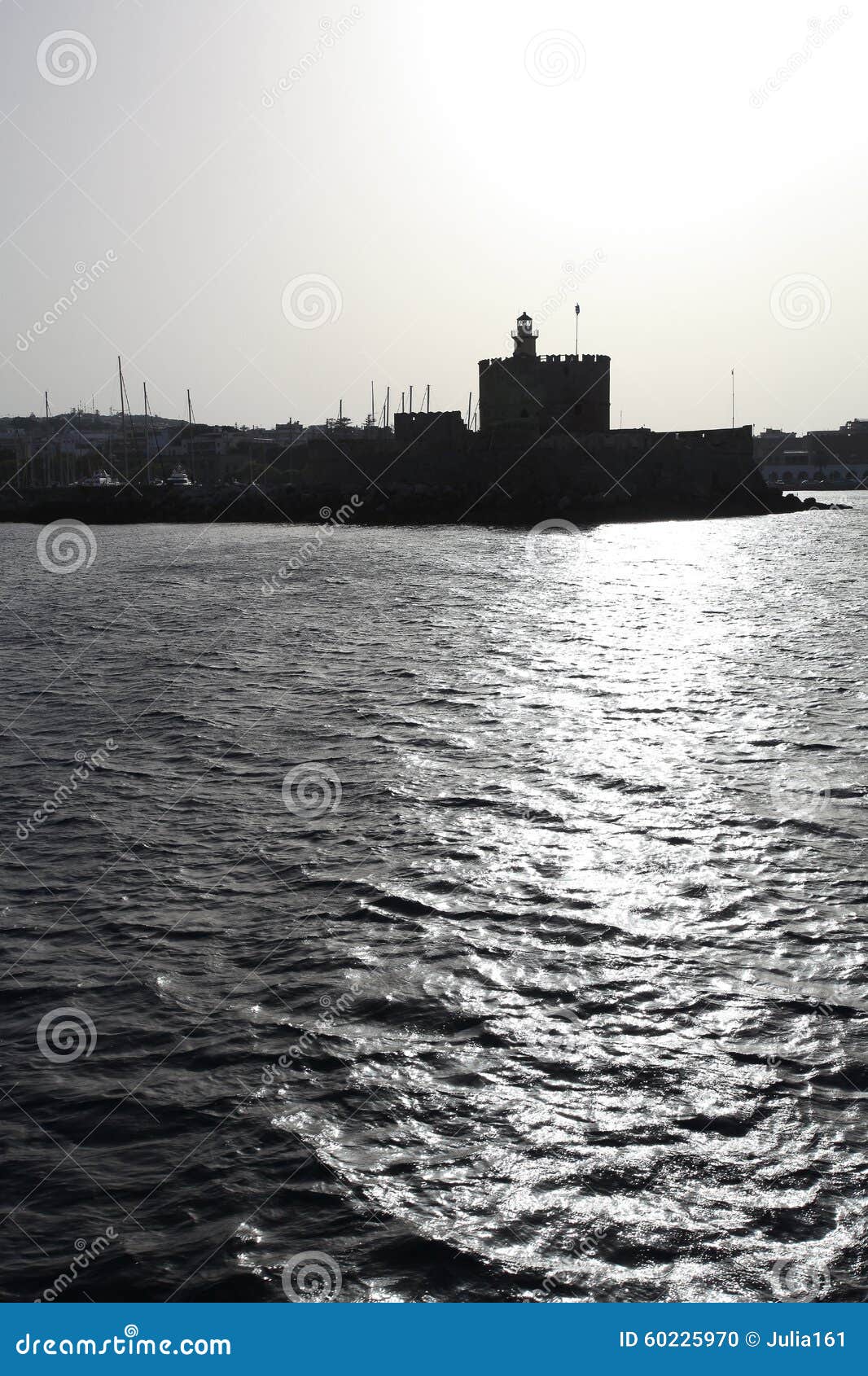 Rhodes Mandraki Harbour, Greece Editorial Image - Image of rhodes ...