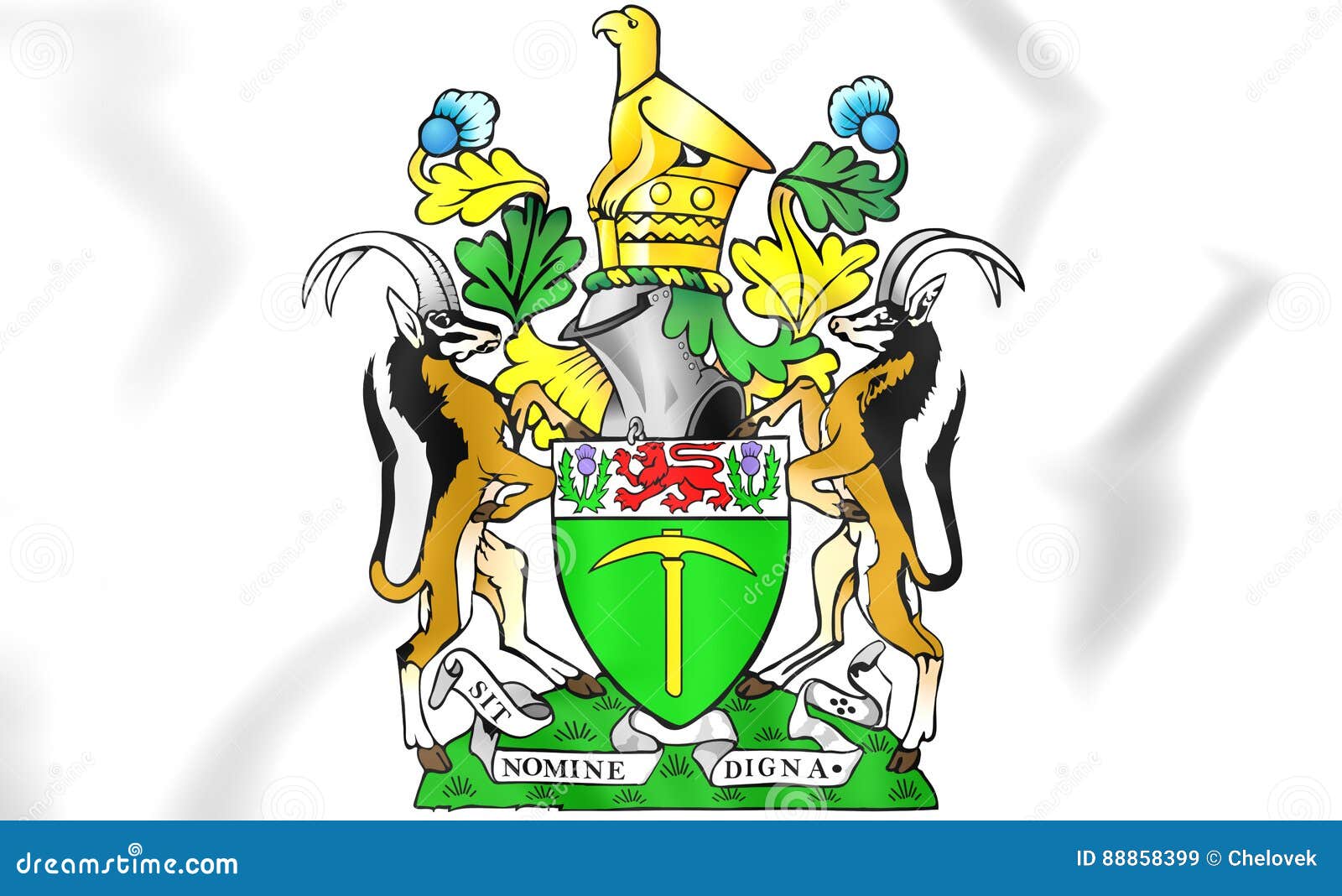 Rhodesia Coat Of Arms. Stock Image | CartoonDealer.com #88858399