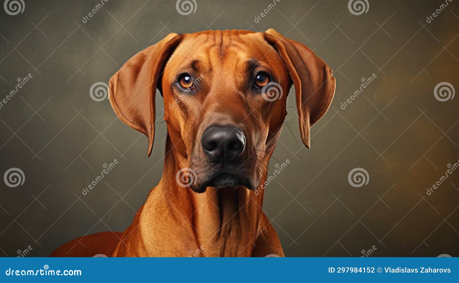The Rhodesian Ridgeback S Portrait is a Symphony of Strength and ...